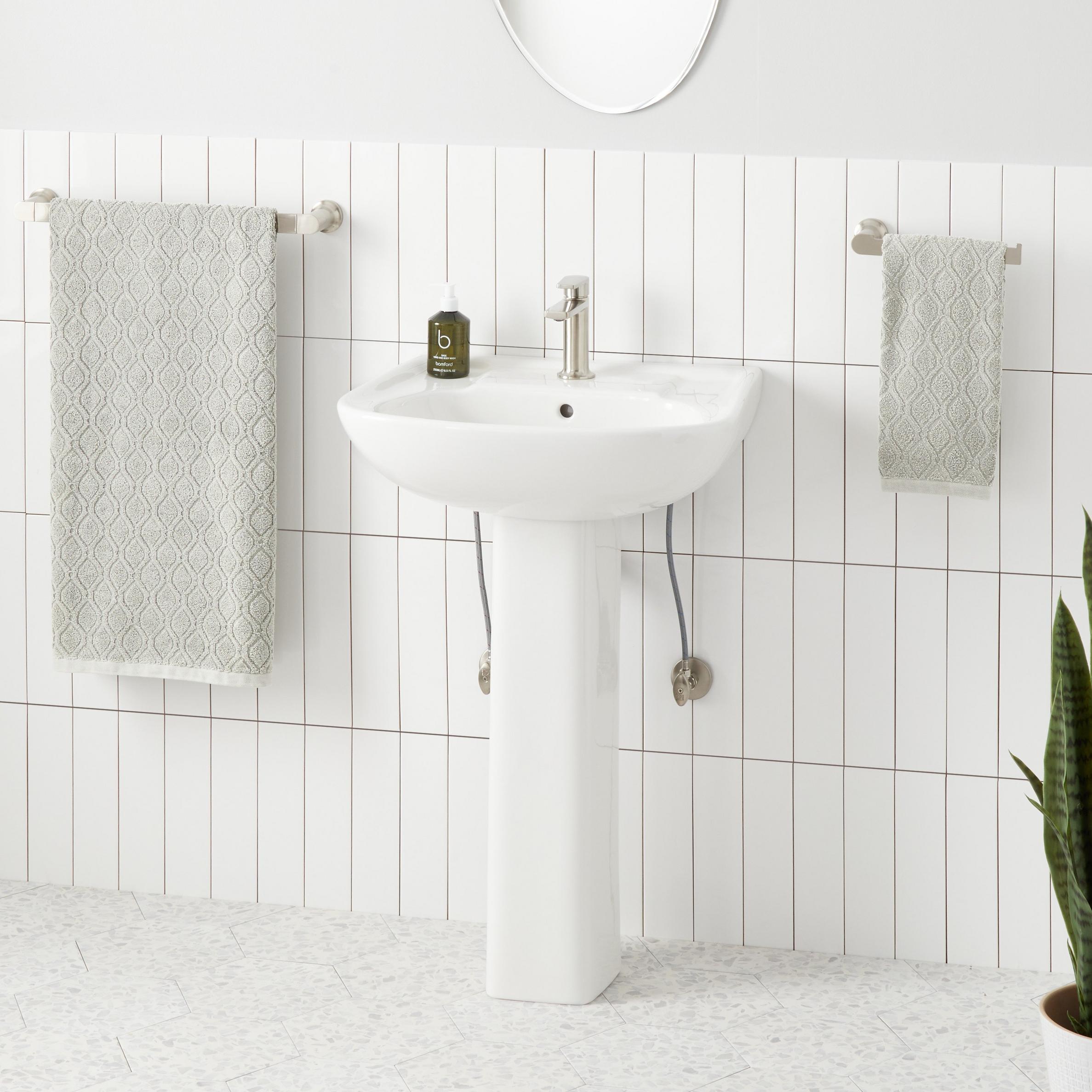 Rainsville Porcelain Pedestal Sink | Signature Hardware