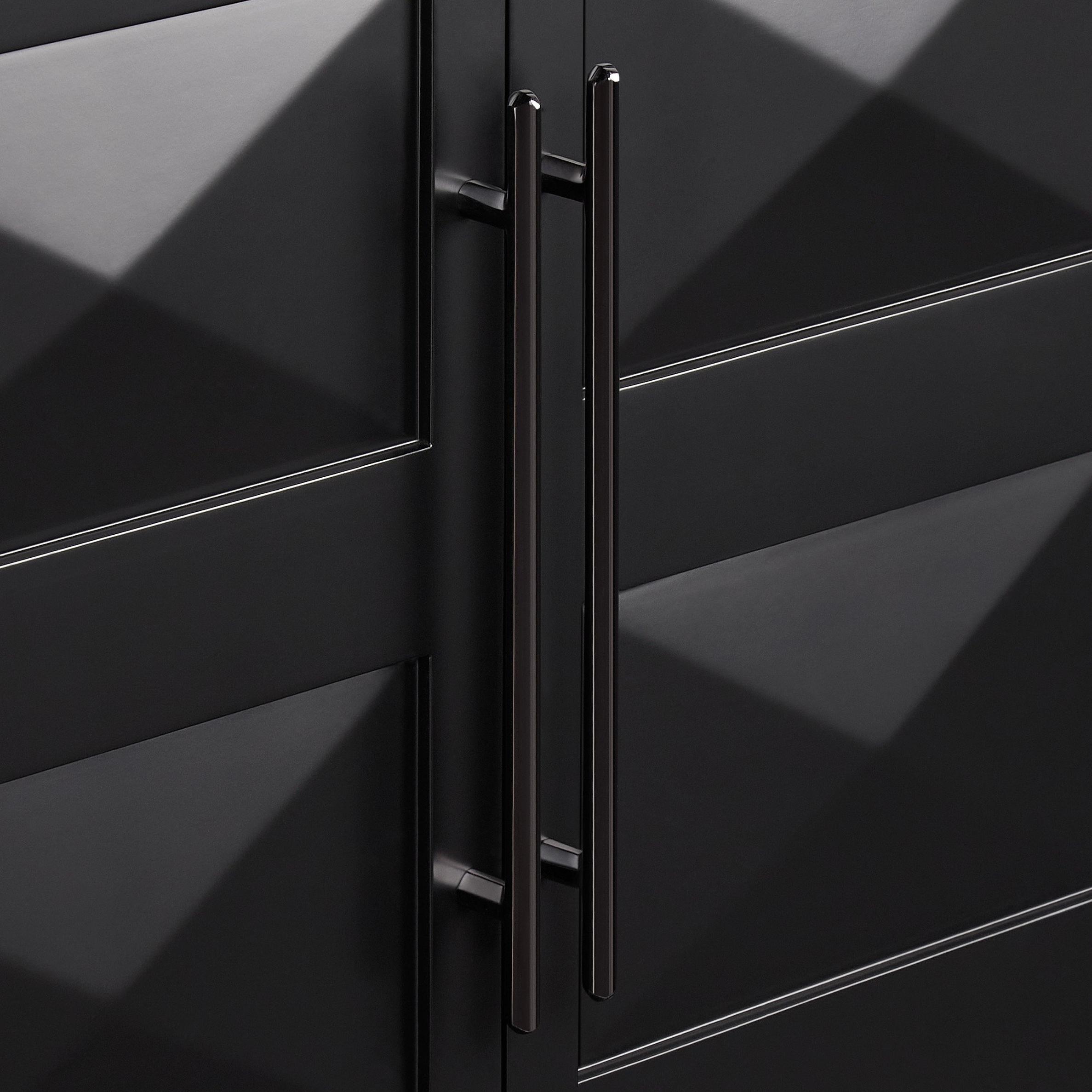 72" Holmesdale Vanity with Rectangular Undermount Sinks - Black ...