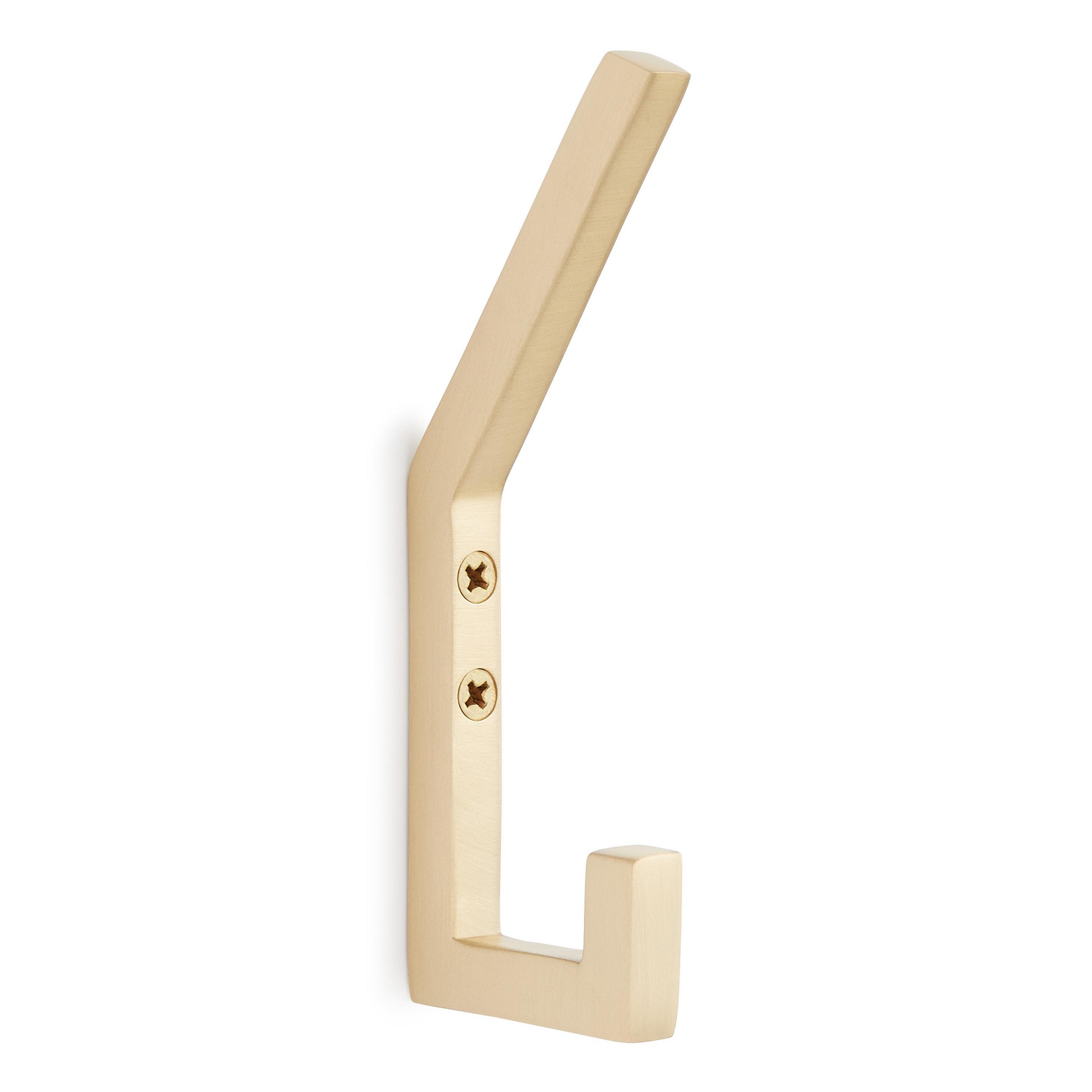 Elter Modern Brass Double Hook | Signature Hardware