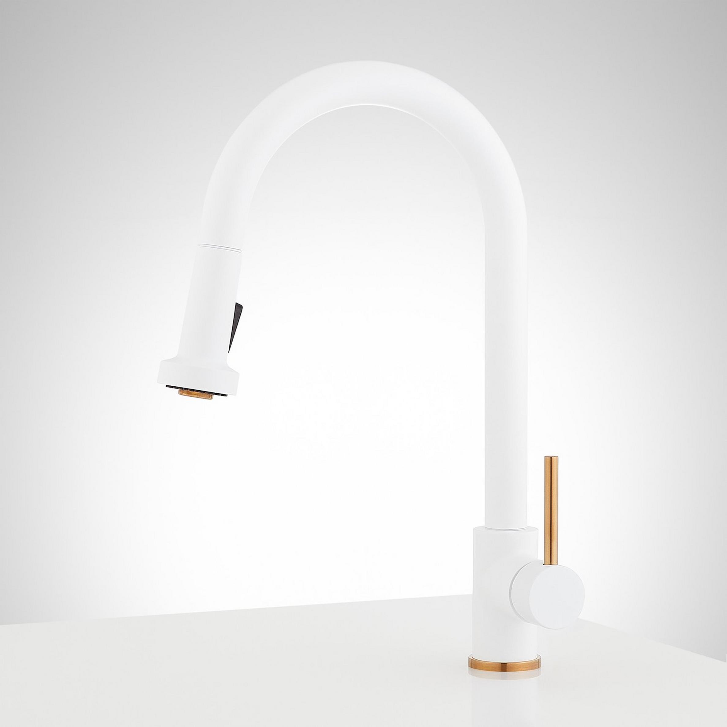Ridgeway Pull-Down Two-Tone Kitchen Faucet | Signature Hardware