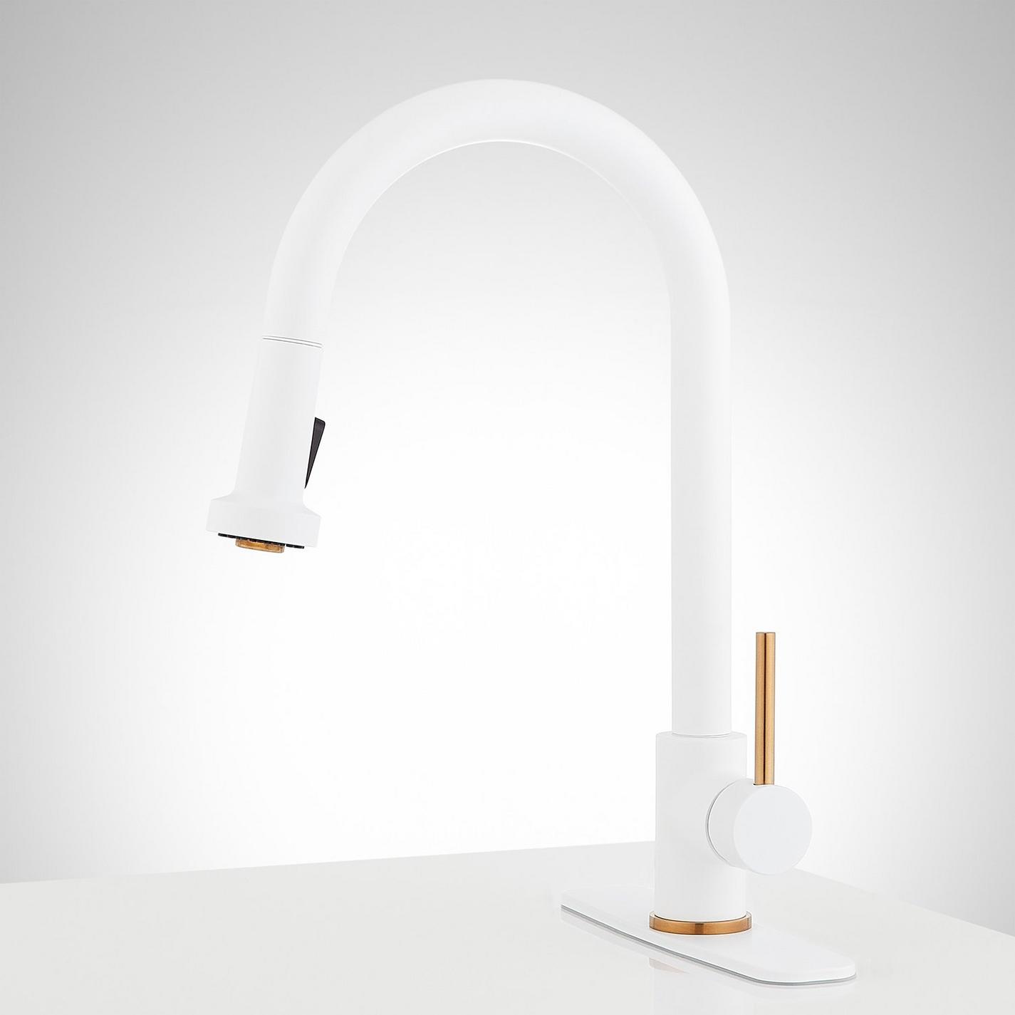 Ridgeway Pull-Down Two-Tone Kitchen Faucet | Signature Hardware