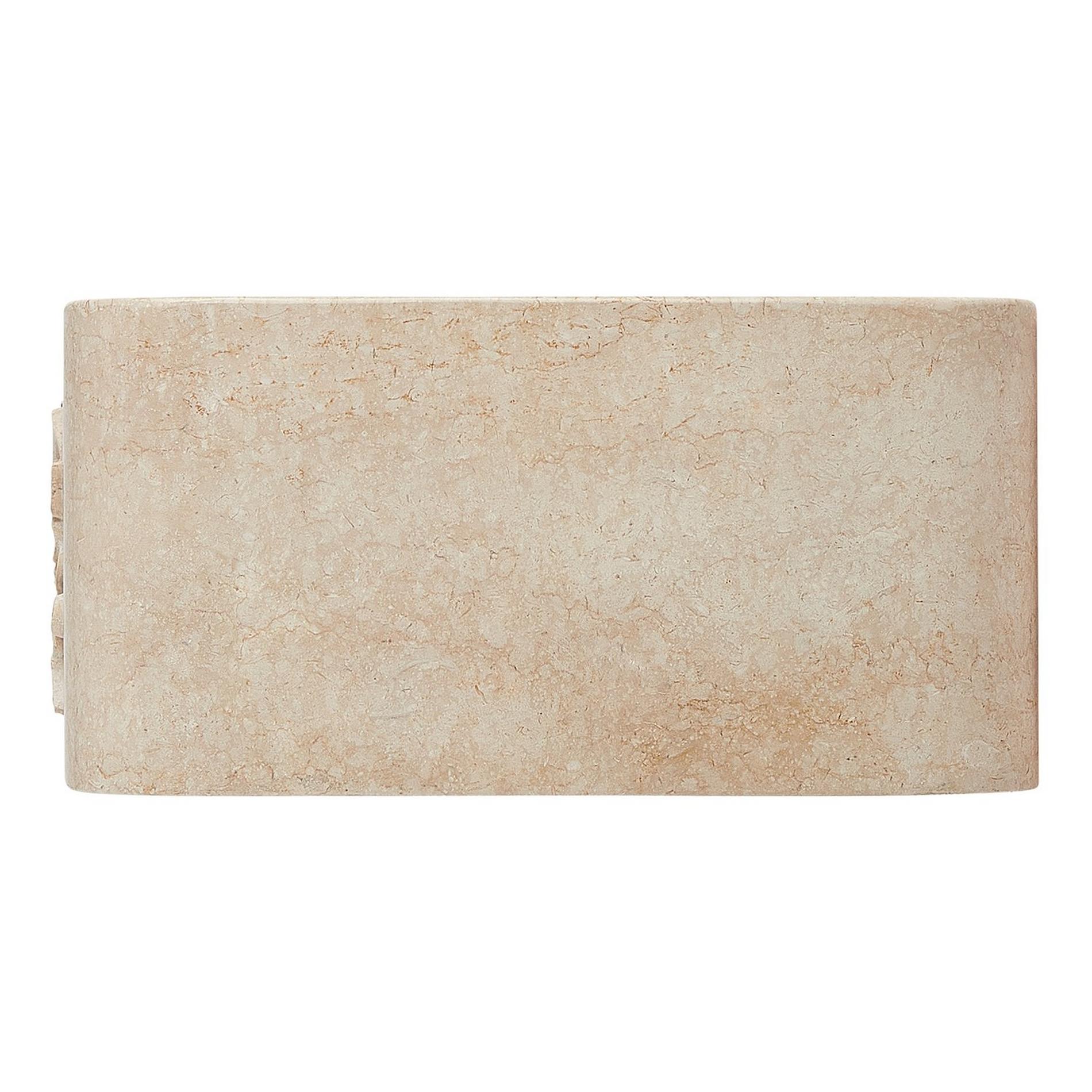 36" Silbury Ivy 60/40 Offset Double Bowl Marble Farmhouse Sink ...