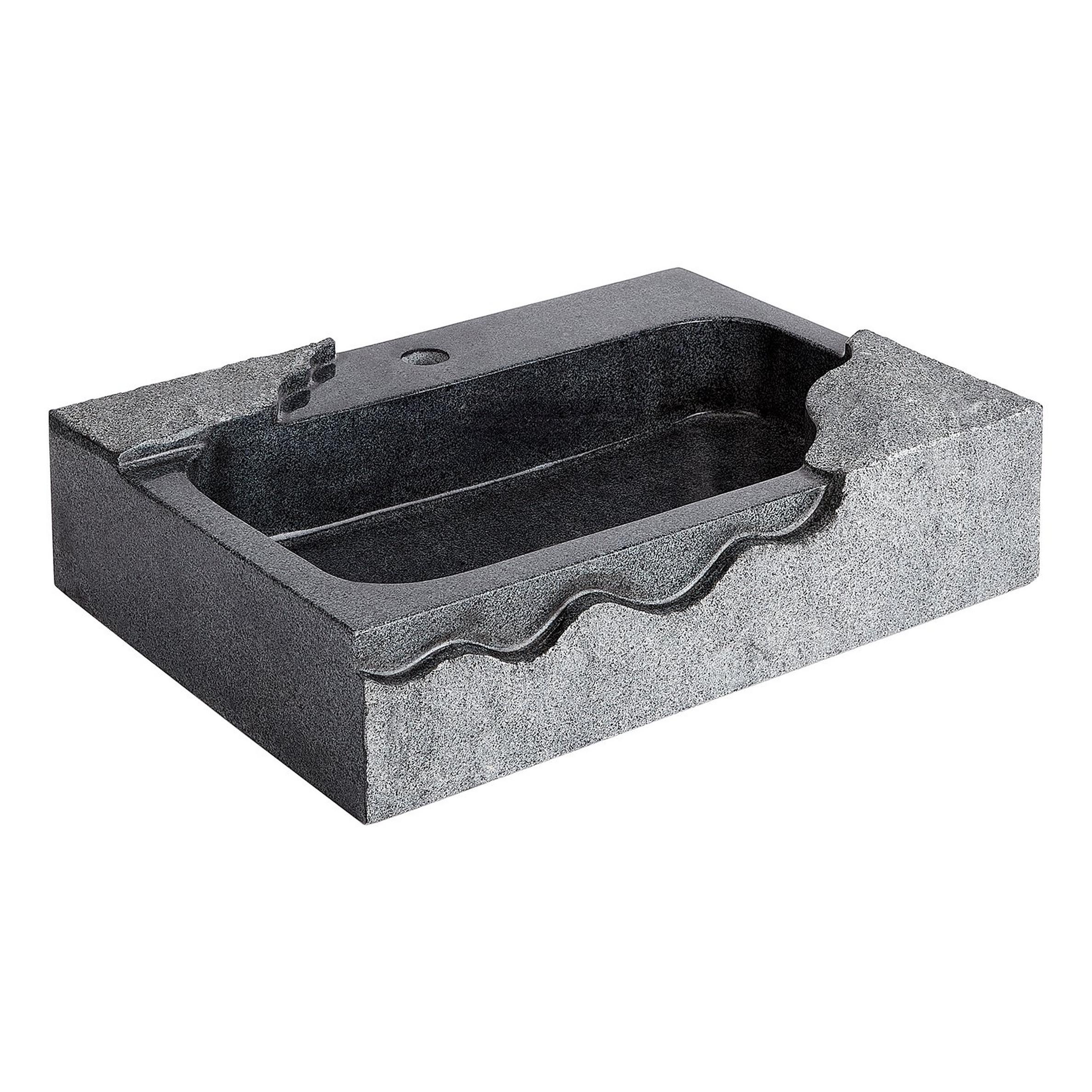 Ardwick Rectangular Granite Vessel Sink - Blue Gray | Signature Hardware