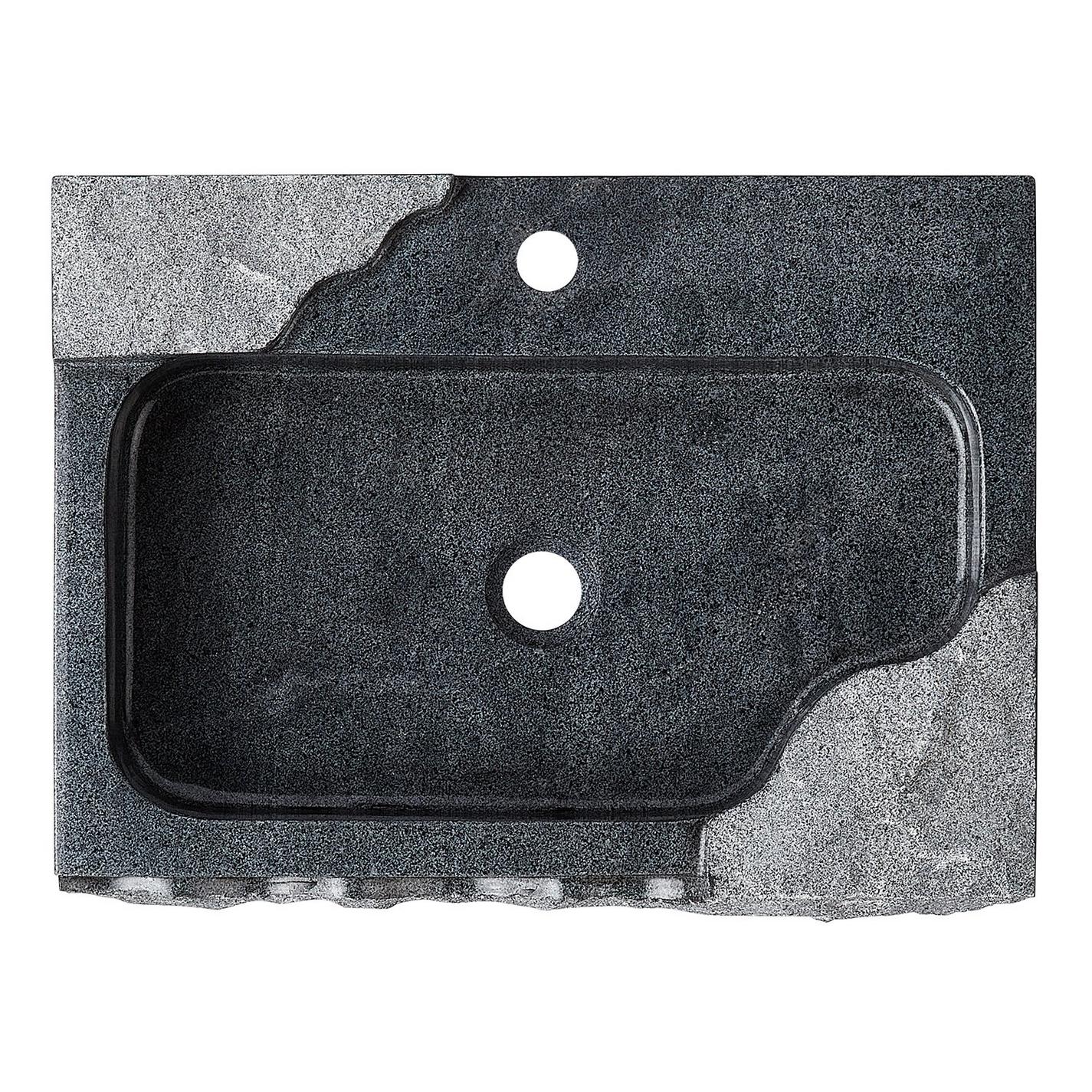 Ardwick Rectangular Granite Vessel Sink - Blue Gray | Signature Hardware