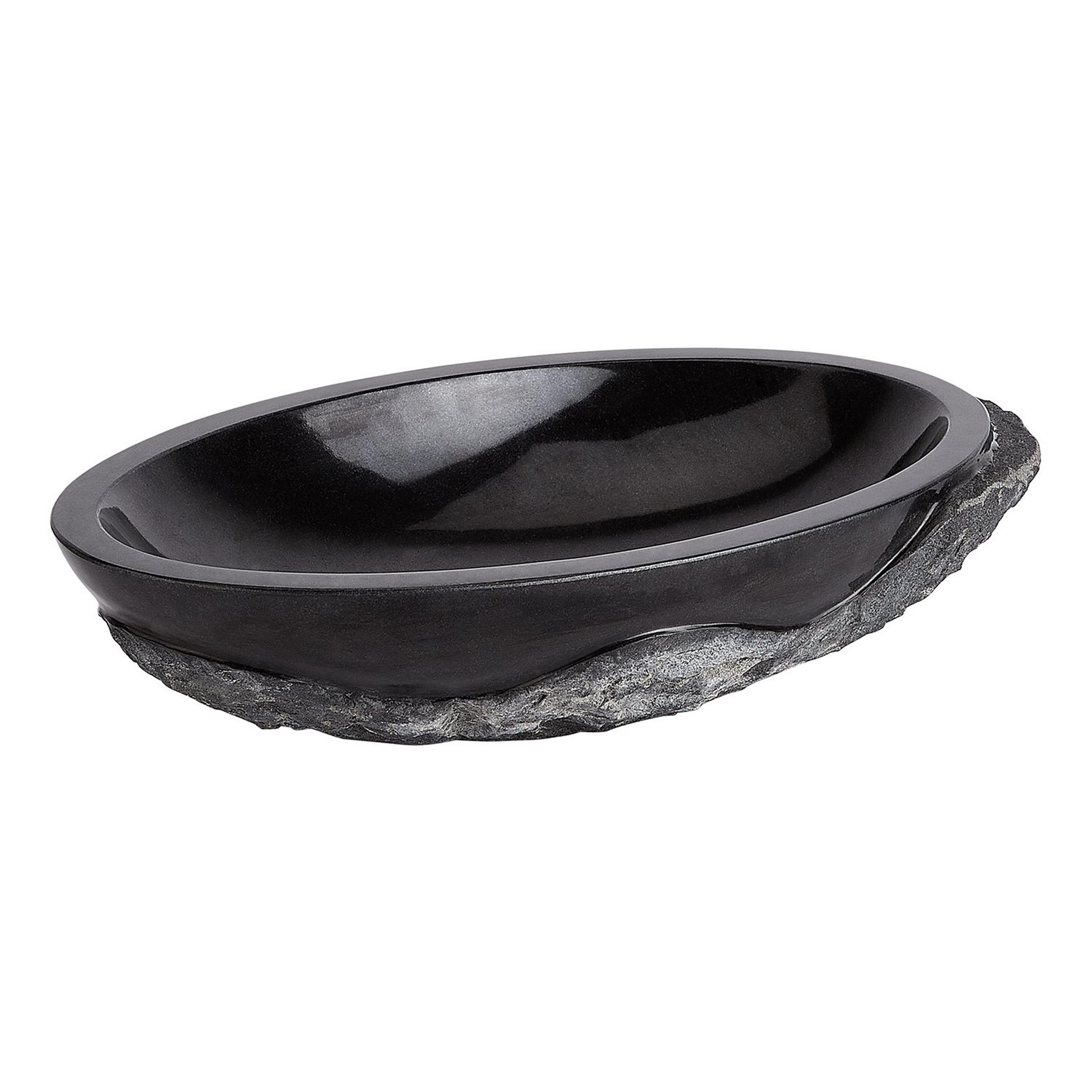 Tarryton Granite Vessel Sink - China Black | Signature Hardware