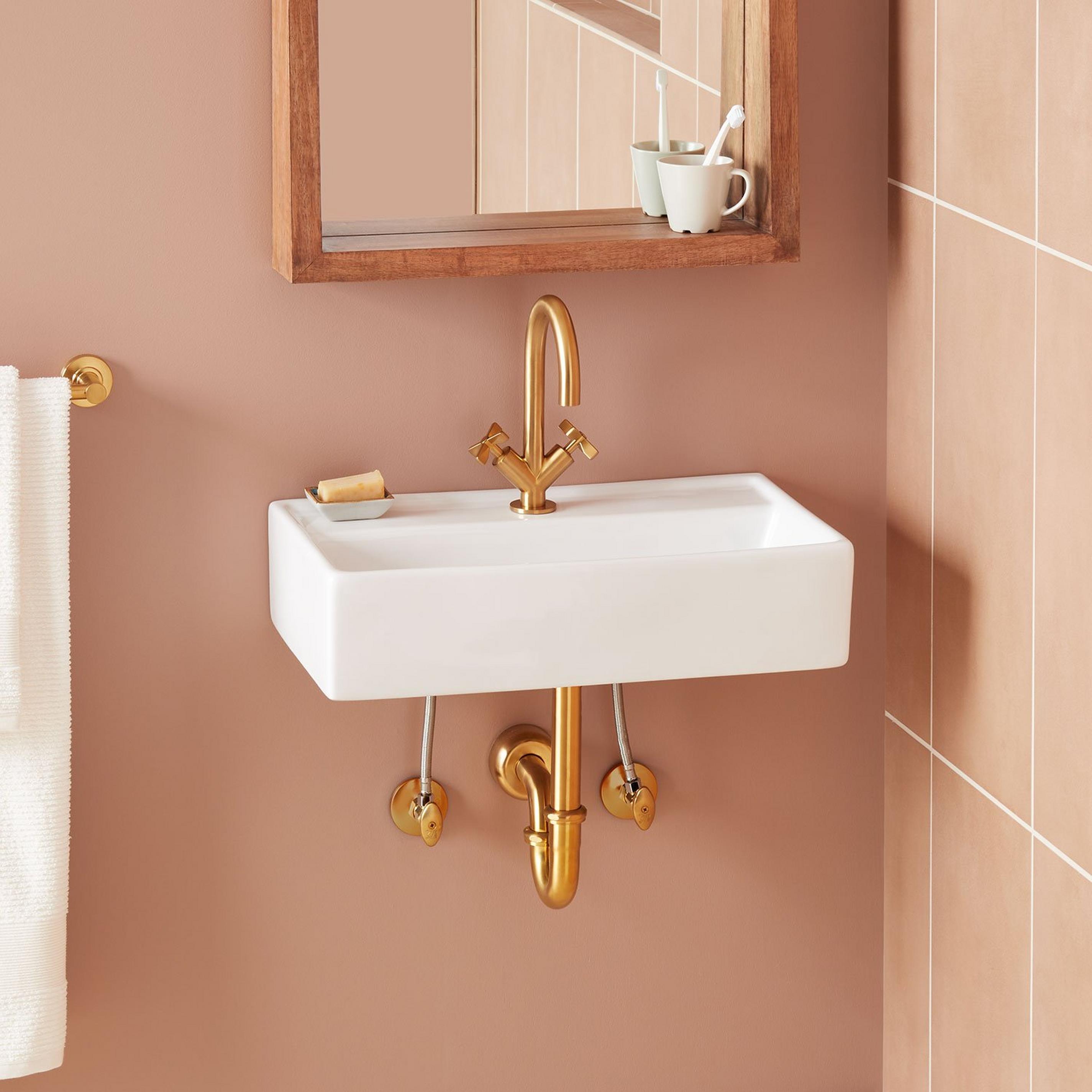 22" Kaisy Modern Porcelain Sink | Signature Hardware
