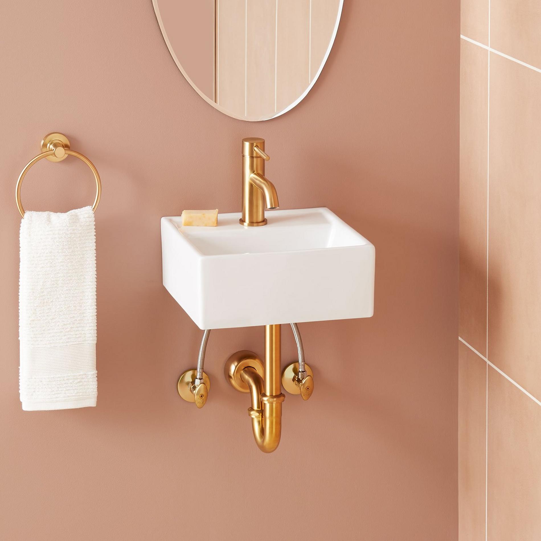 13" Kaisy Modern Porcelain Sink | Signature Hardware