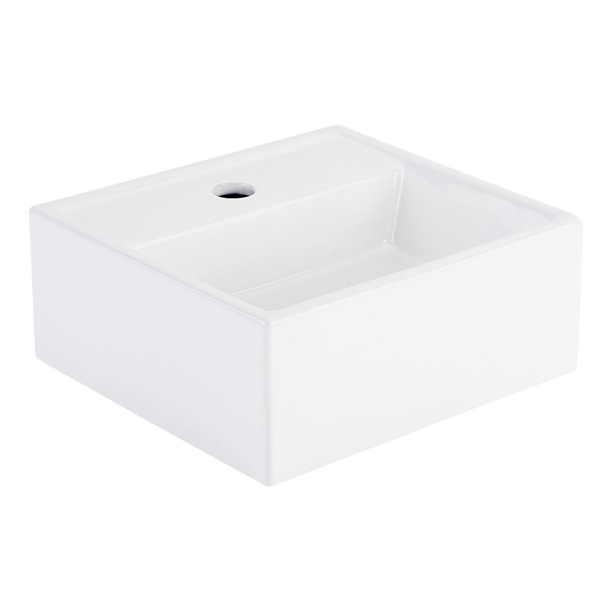 13" Kaisy Modern Porcelain Sink | Signature Hardware