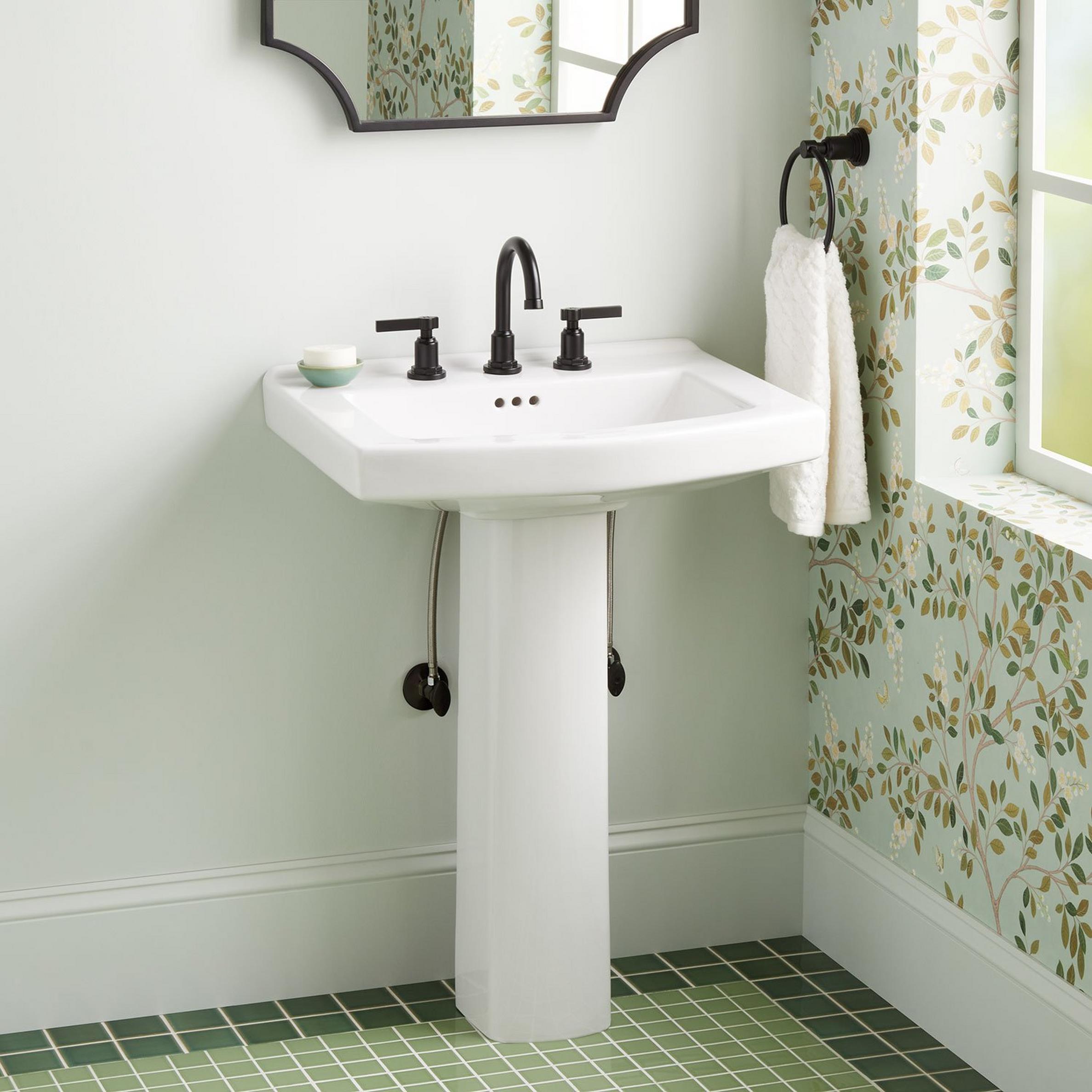 Pennfield Porcelain Pedestal Sink | Signature Hardware