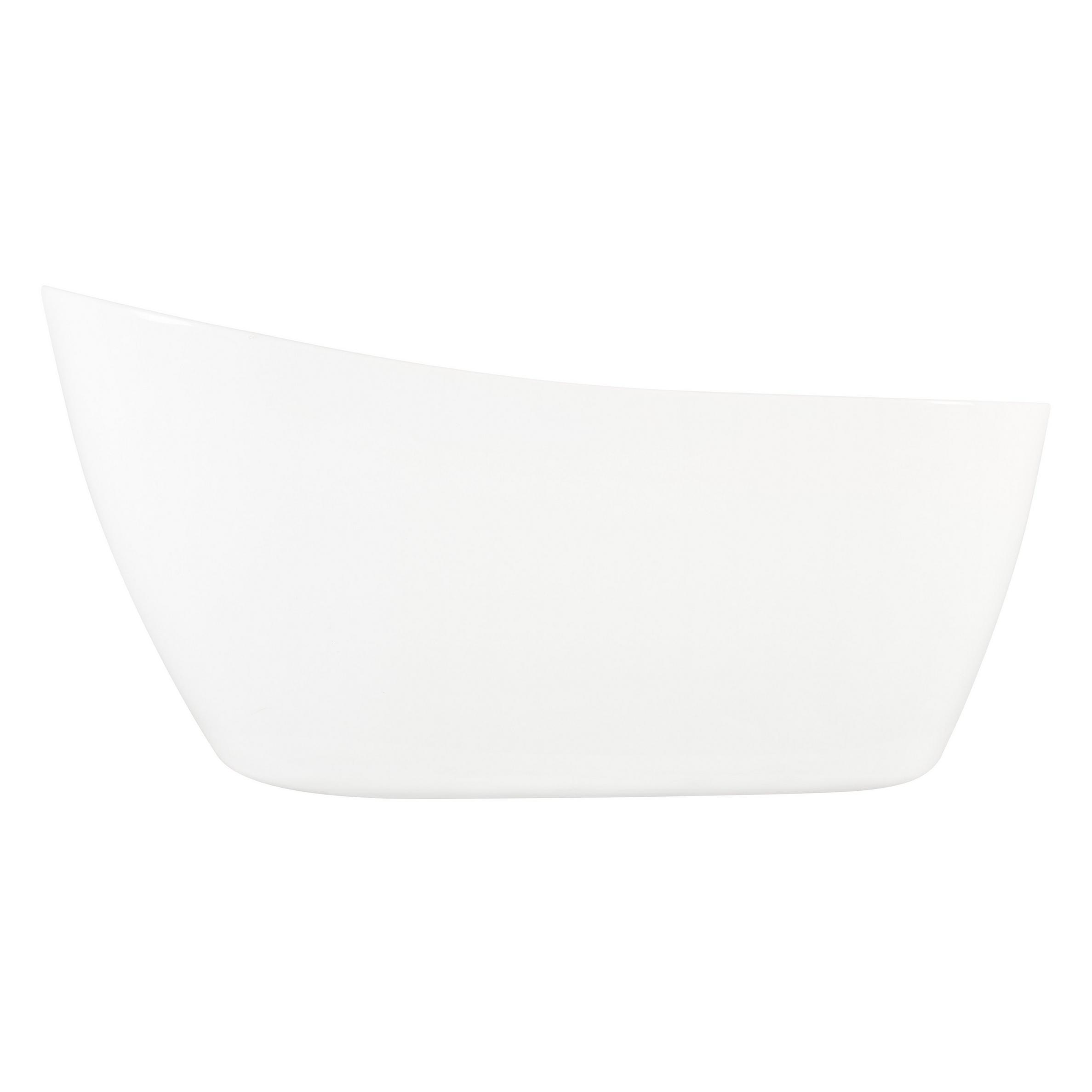 59" Sheba Acrylic Slipper Tub with Foam | Signature Hardware