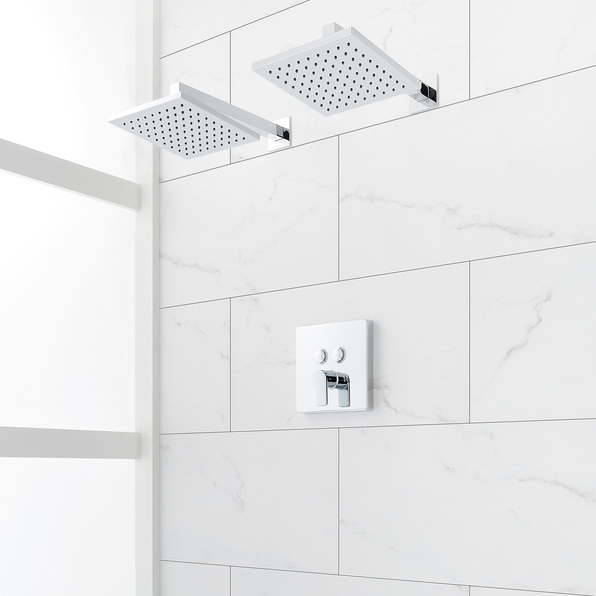 Hibiscus Simple Select Shower System with Dual Showerheads | Signature ...