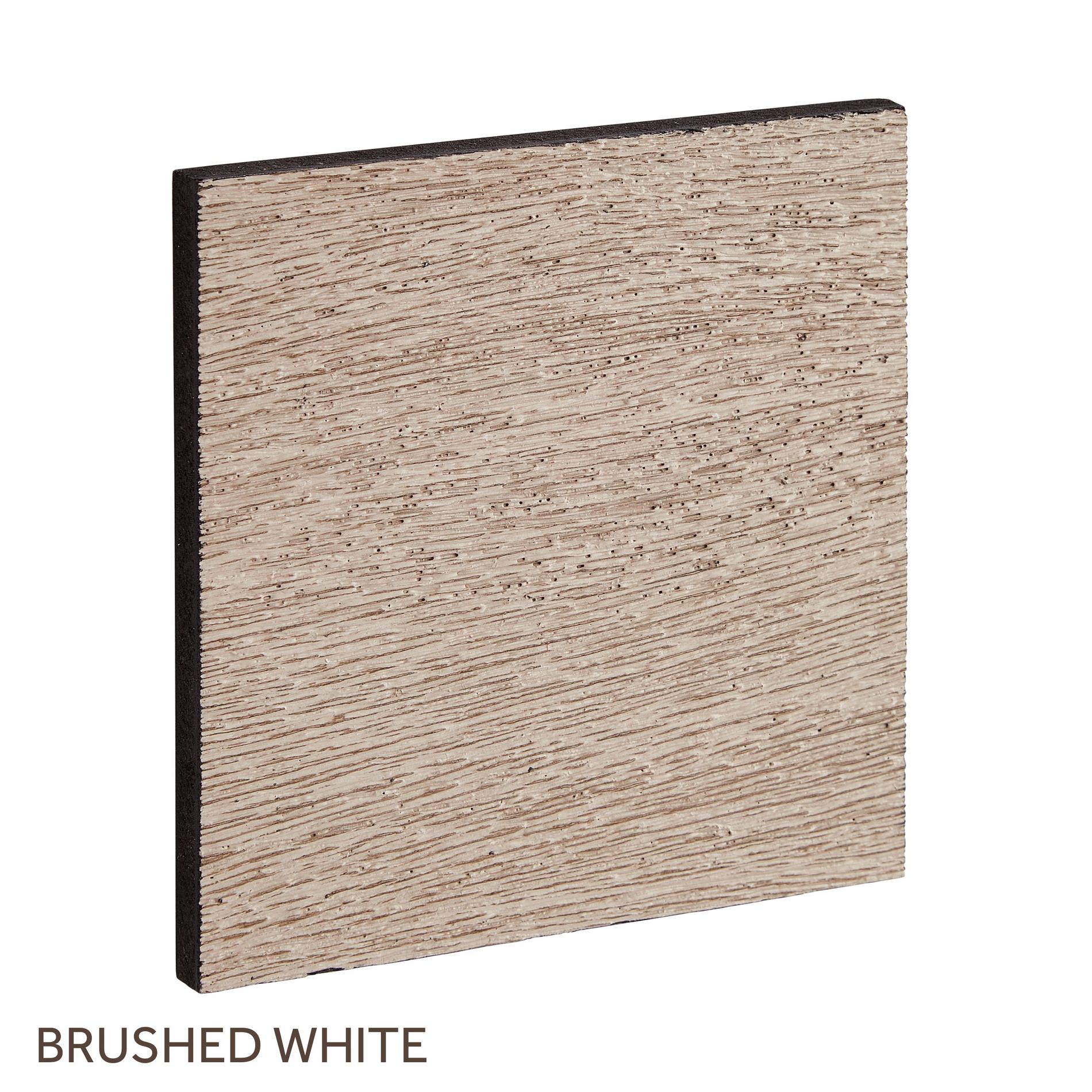 Wood Finish Sample - Brushed White | Signature Hardware