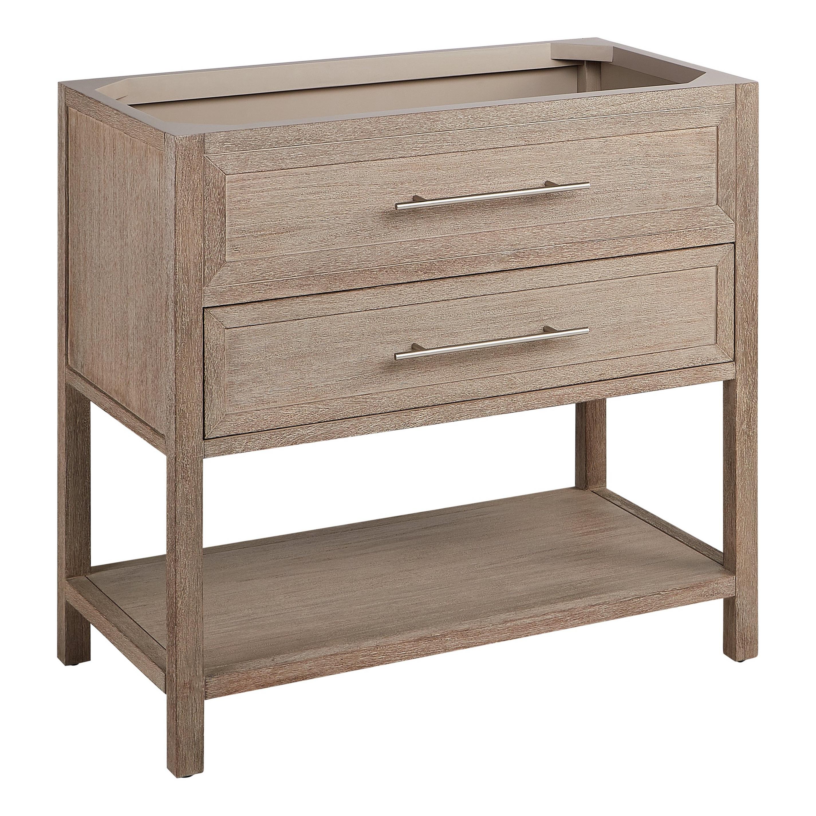 36" Robertson Console Vanity Cabinet - Brushed White - Vanity Cabinet ...