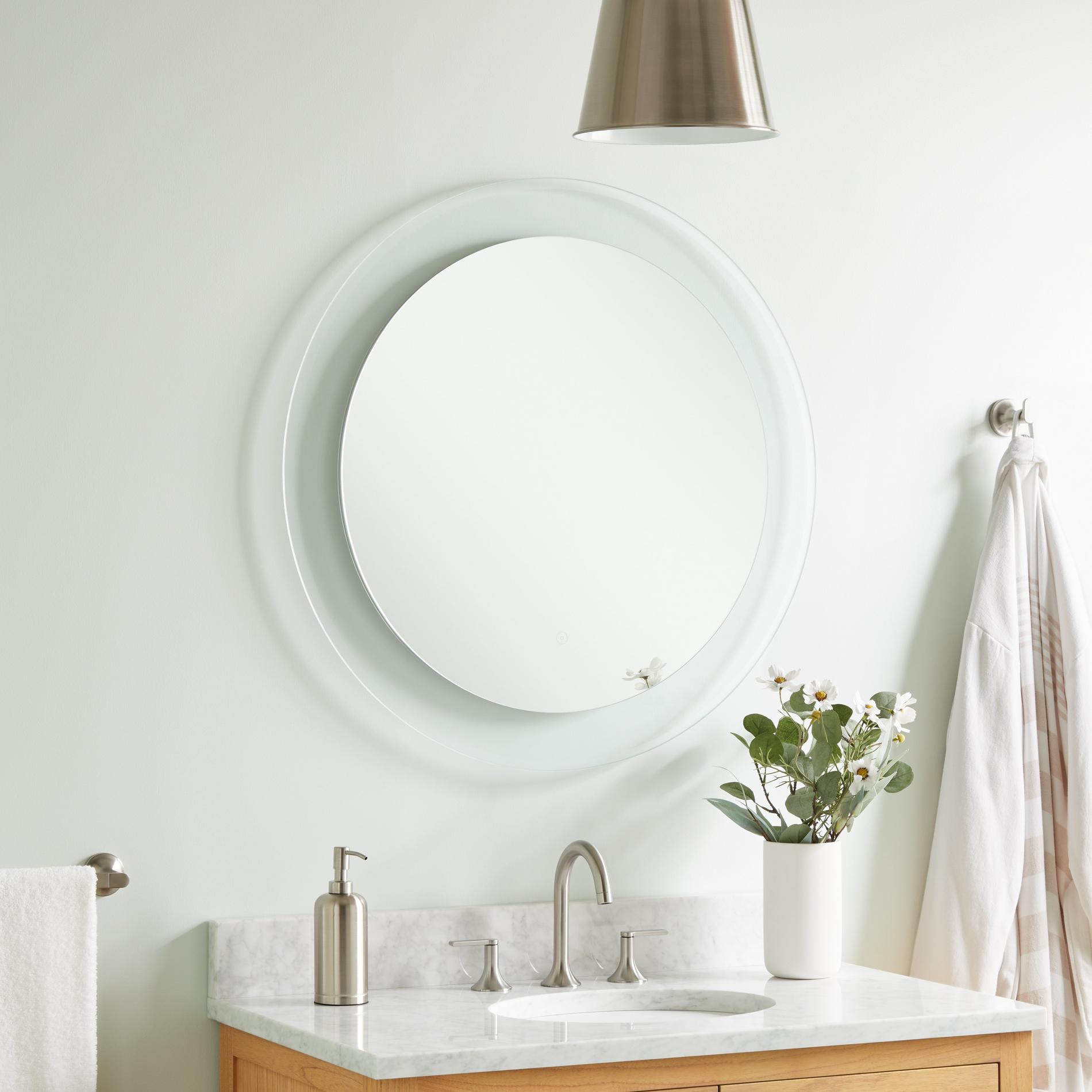 Loula Lighted Mirror with Tunable LED | Signature Hardware