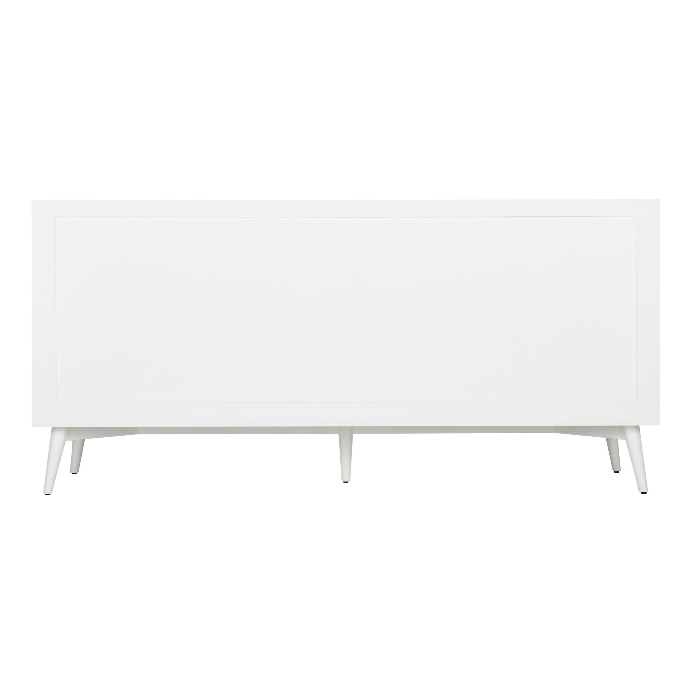 72" Novak Vanity with Undermount Sinks - Bright White | Signature Hardware