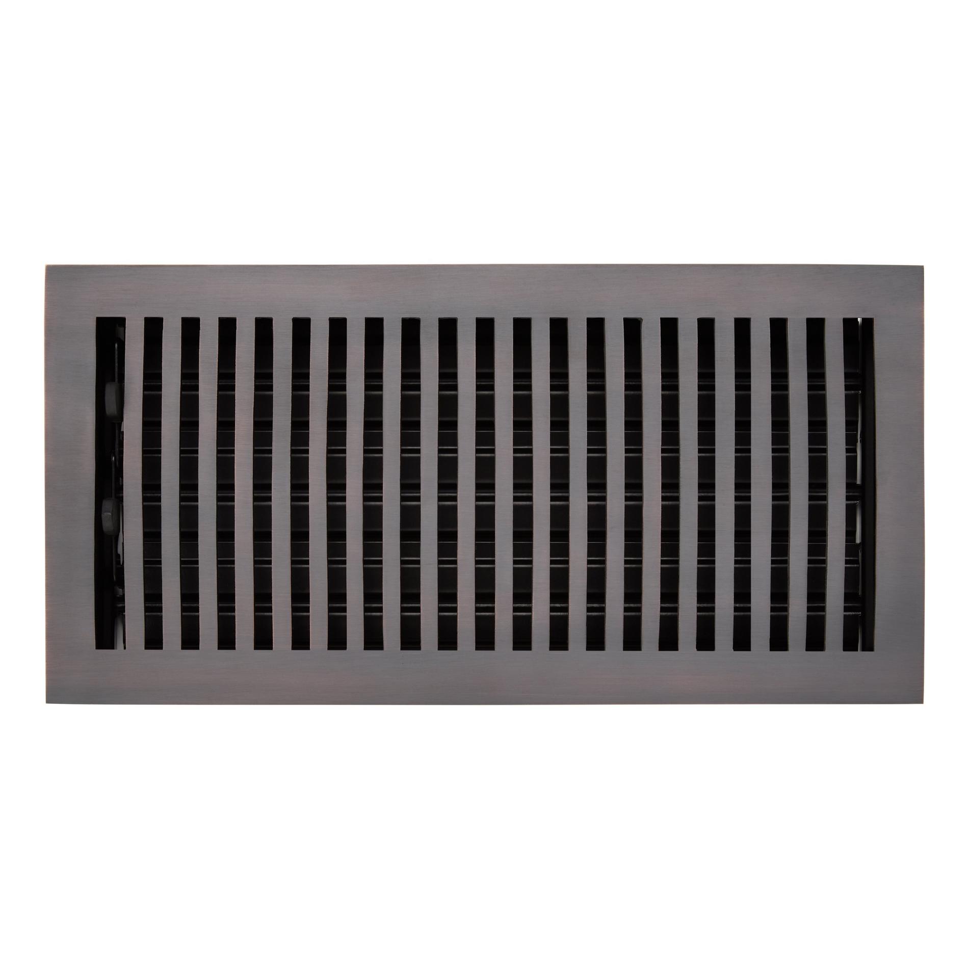 Modern Brass Oversized Floor Register | Signature Hardware