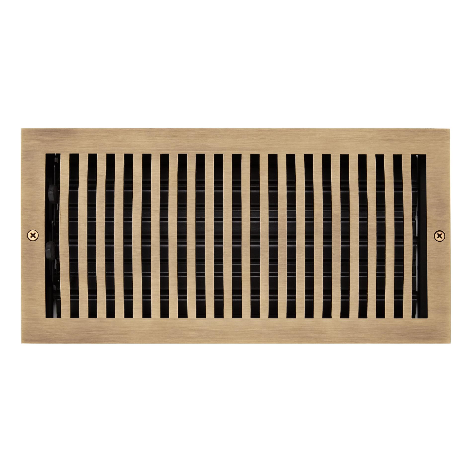 Modern Brass Oversized Wall Register | Signature Hardware