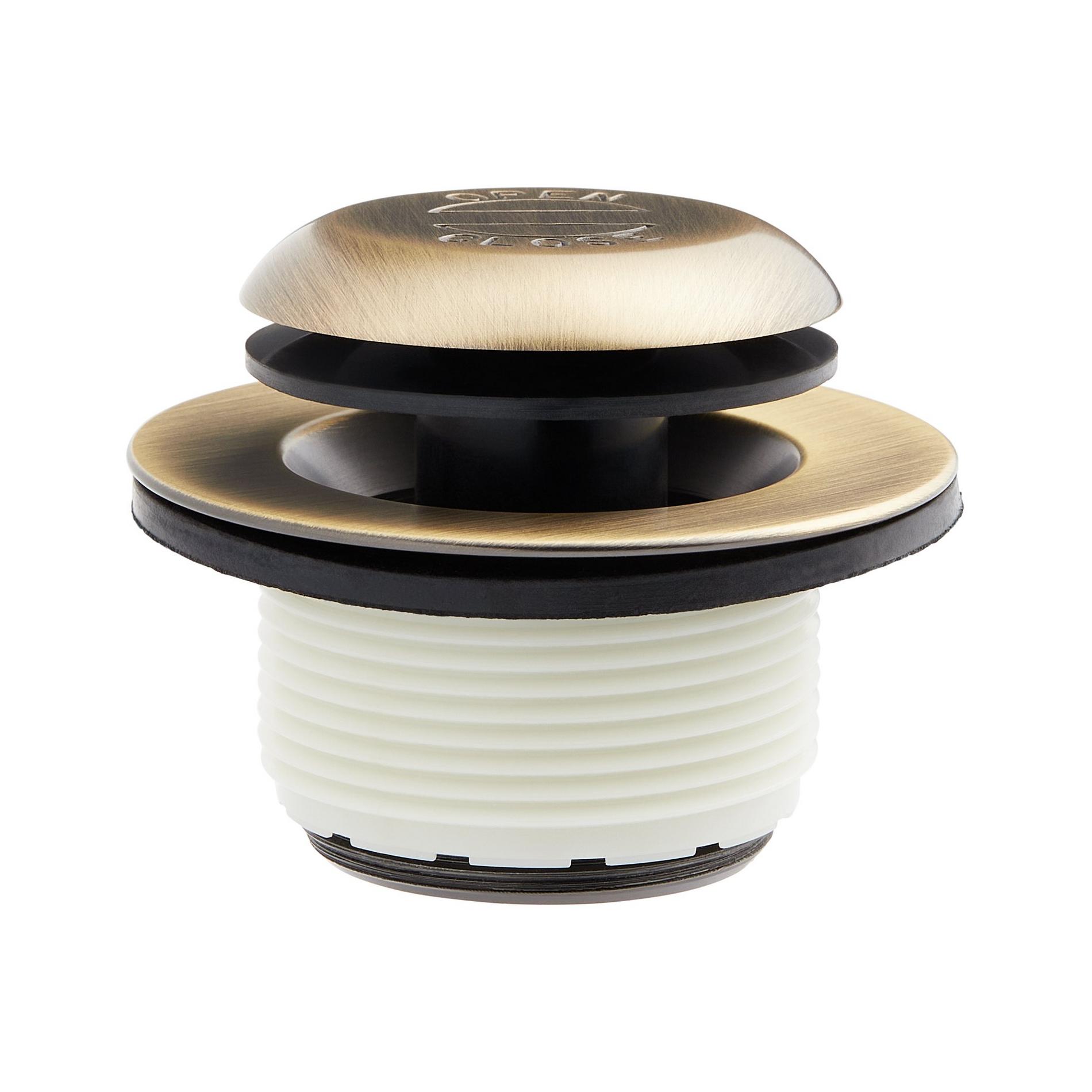 Alcove Tub Pop-Up Drain & Overflow Cover | Signature Hardware