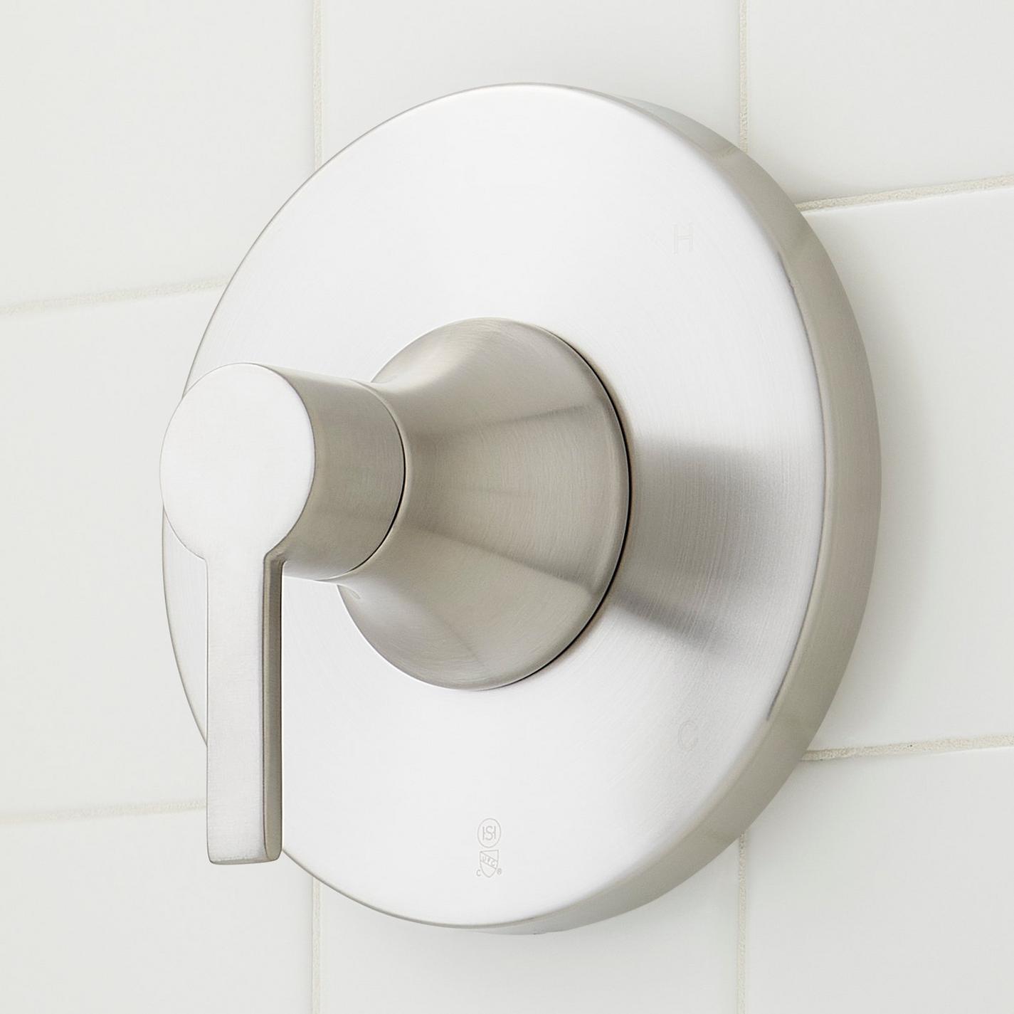 Lentz Pressure Balance Shower System with Hand Shower - Lever Handles ...