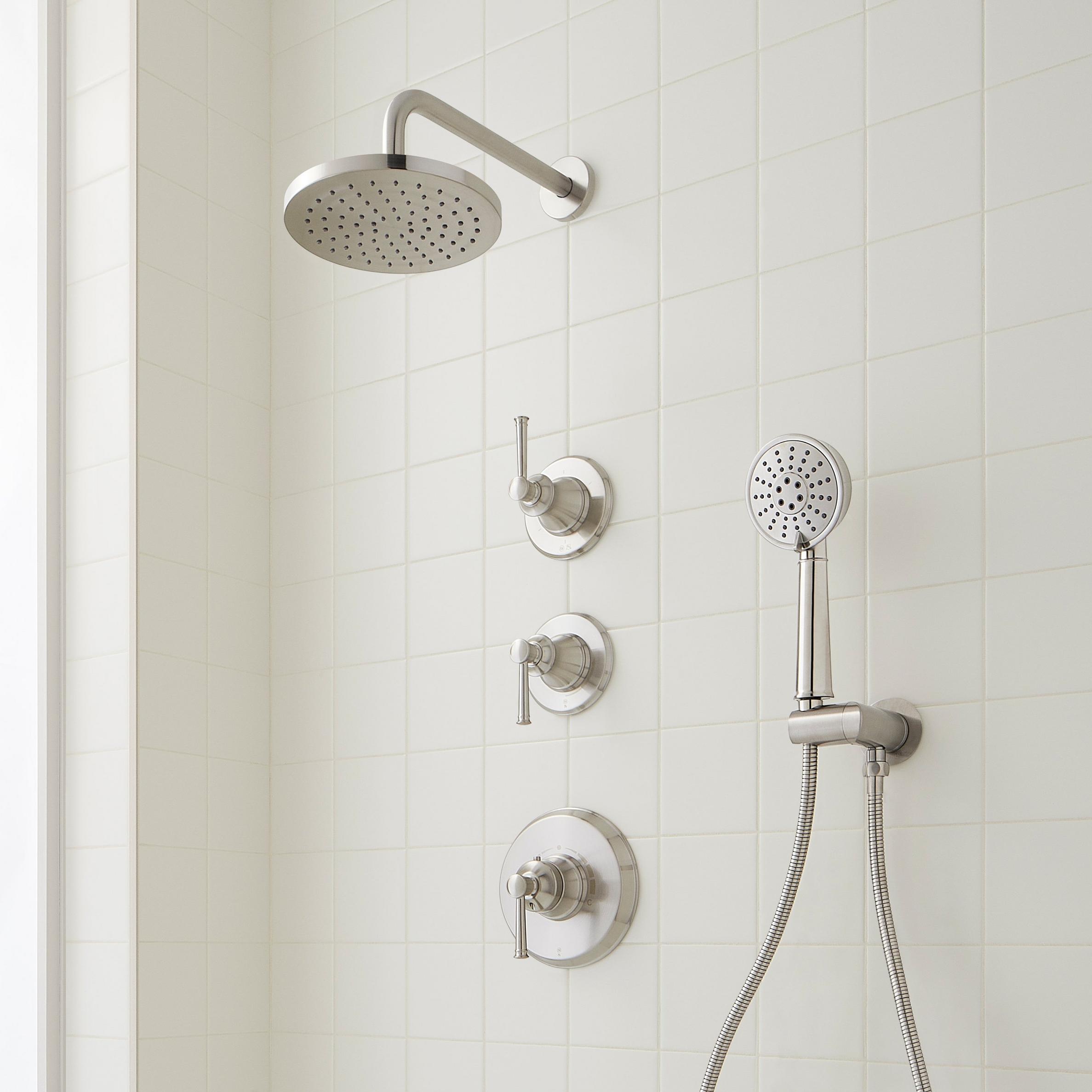 Beasley Thermostatic Shower System with Hand Shower | Signature Hardware