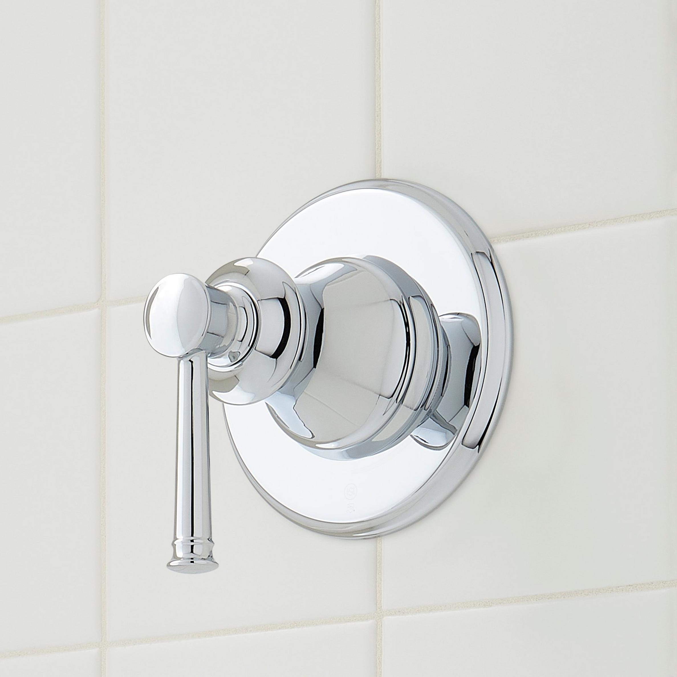 Beasley Thermostatic Shower System with 3 Body Sprays, Slide Bar and Hand Shower - Chrome ...