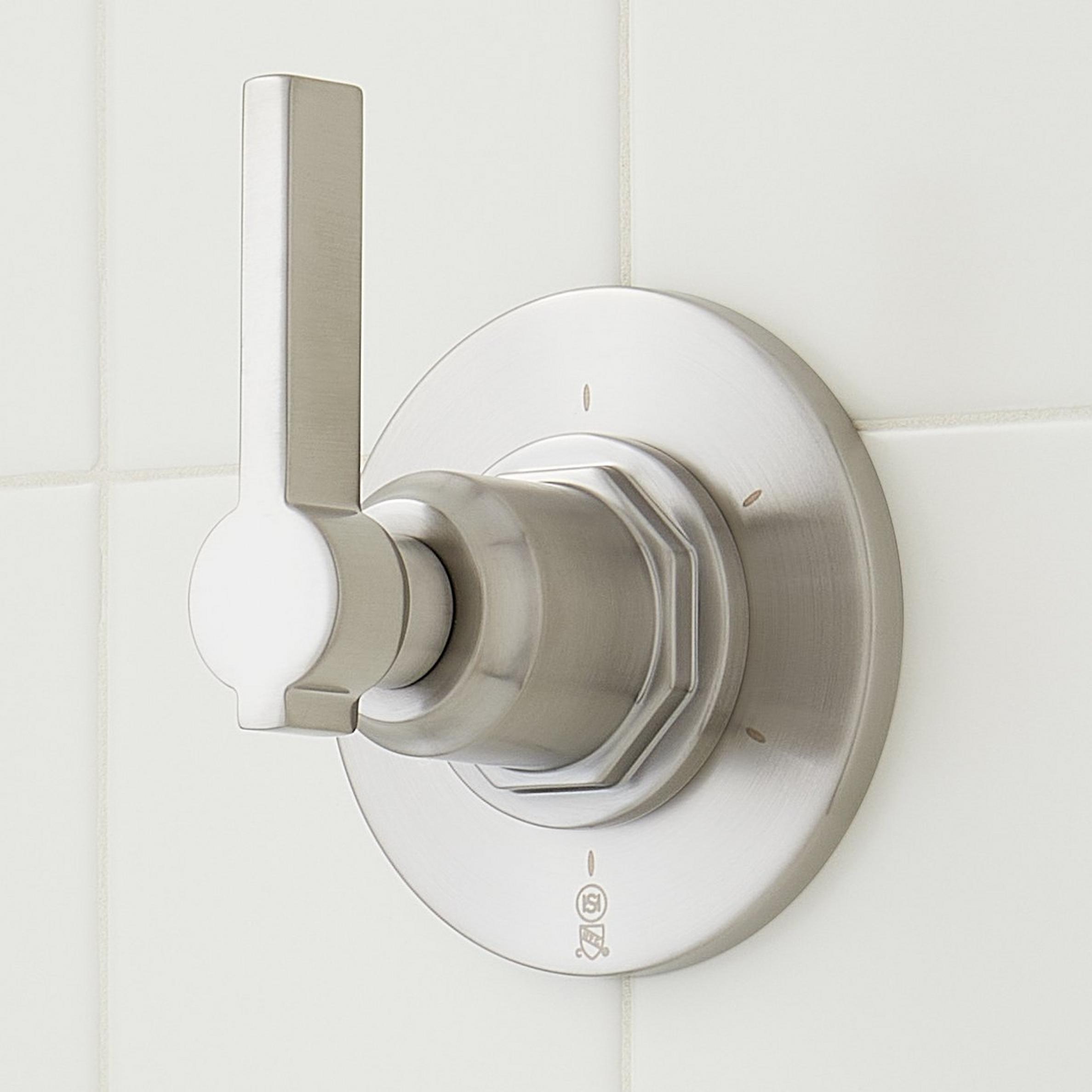 Greyfield Thermostatic Shower System with 3 Body Sprays, Slide Bar and ...