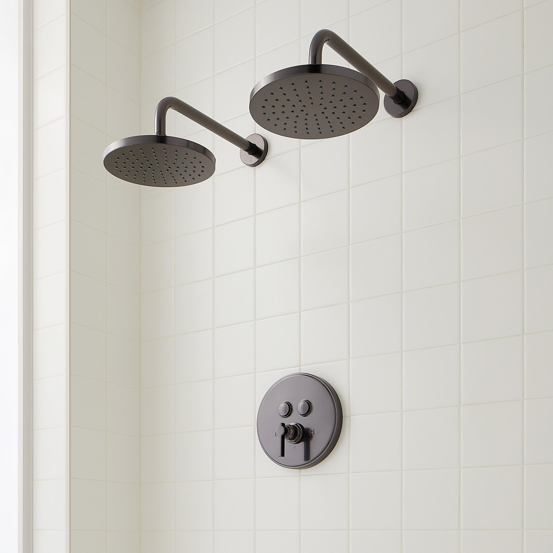 Greyfield Simple Select Shower System with Dual Showerheads | Signature ...