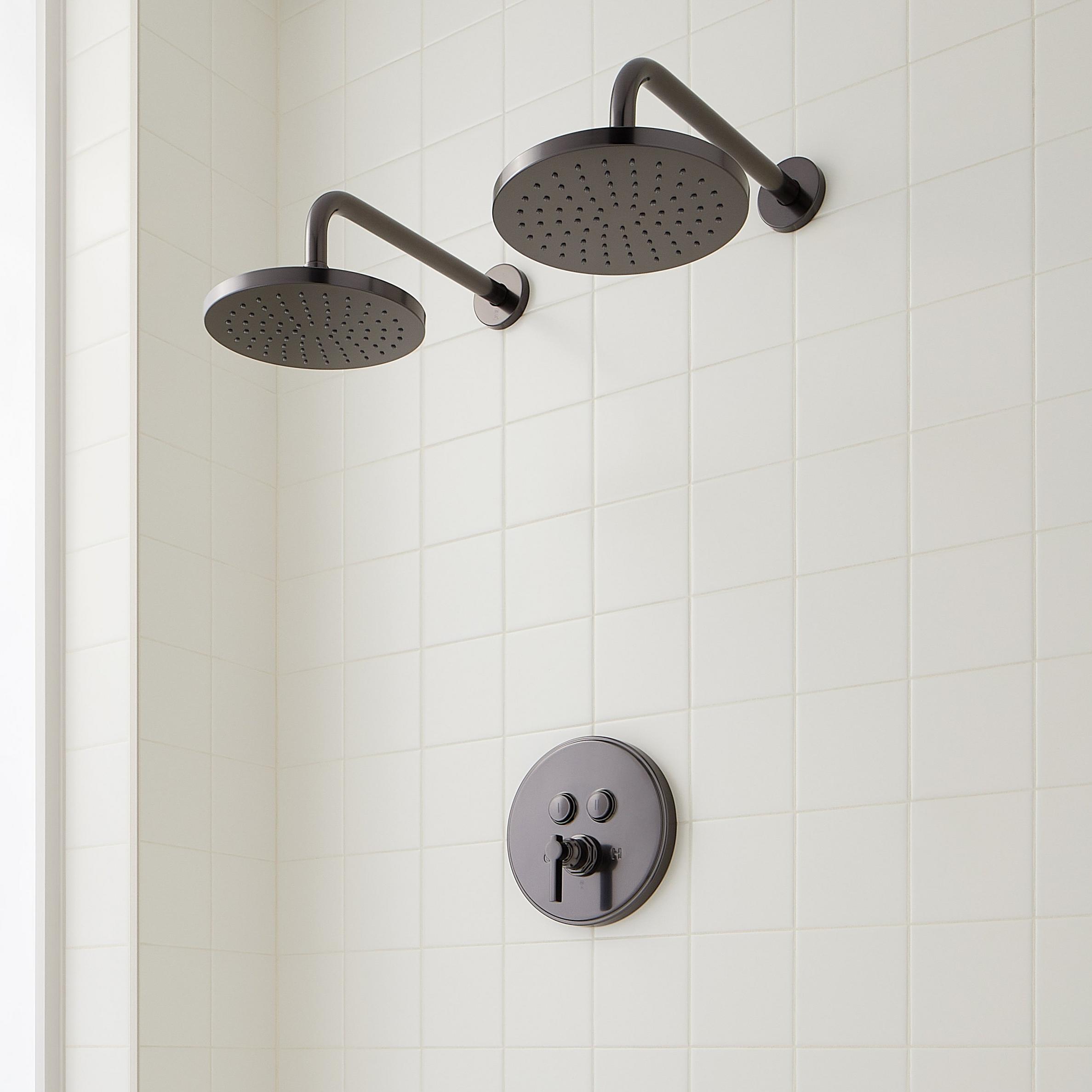 Greyfield Simple Select Shower System with Dual Showerheads | Signature ...