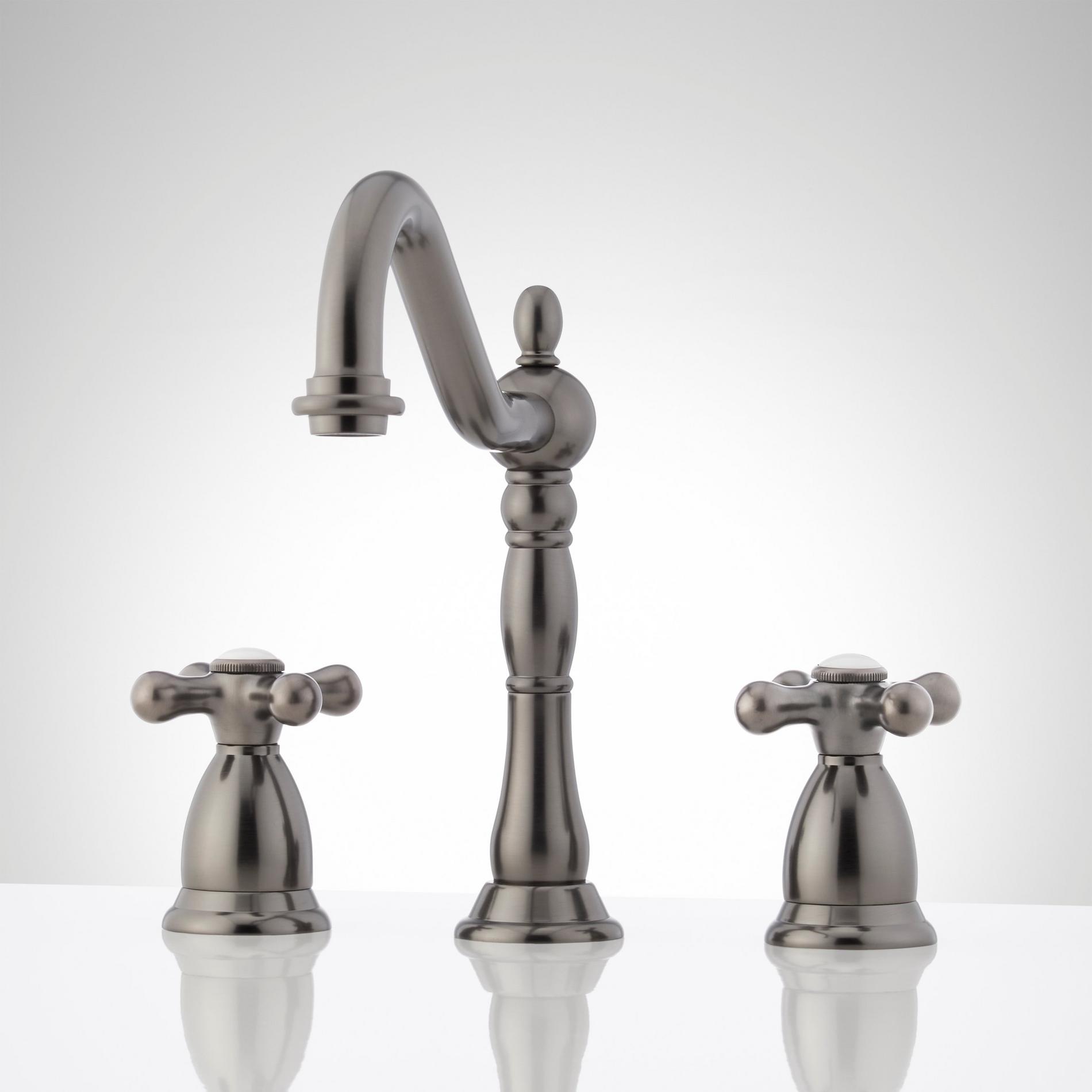 Victorian Widespread Bathroom Faucet - Cross Handles | Signature Hardware