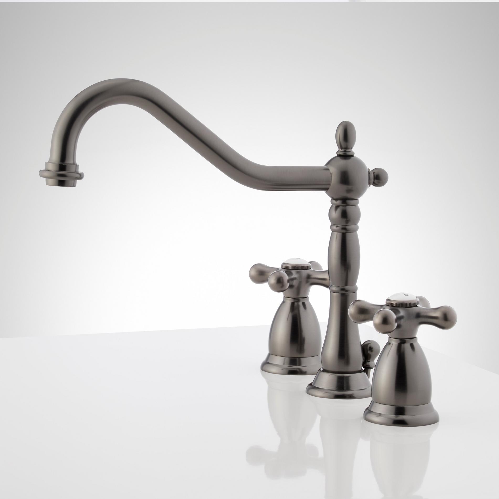 Victorian Widespread Bathroom Faucet - Cross Handles | Signature Hardware