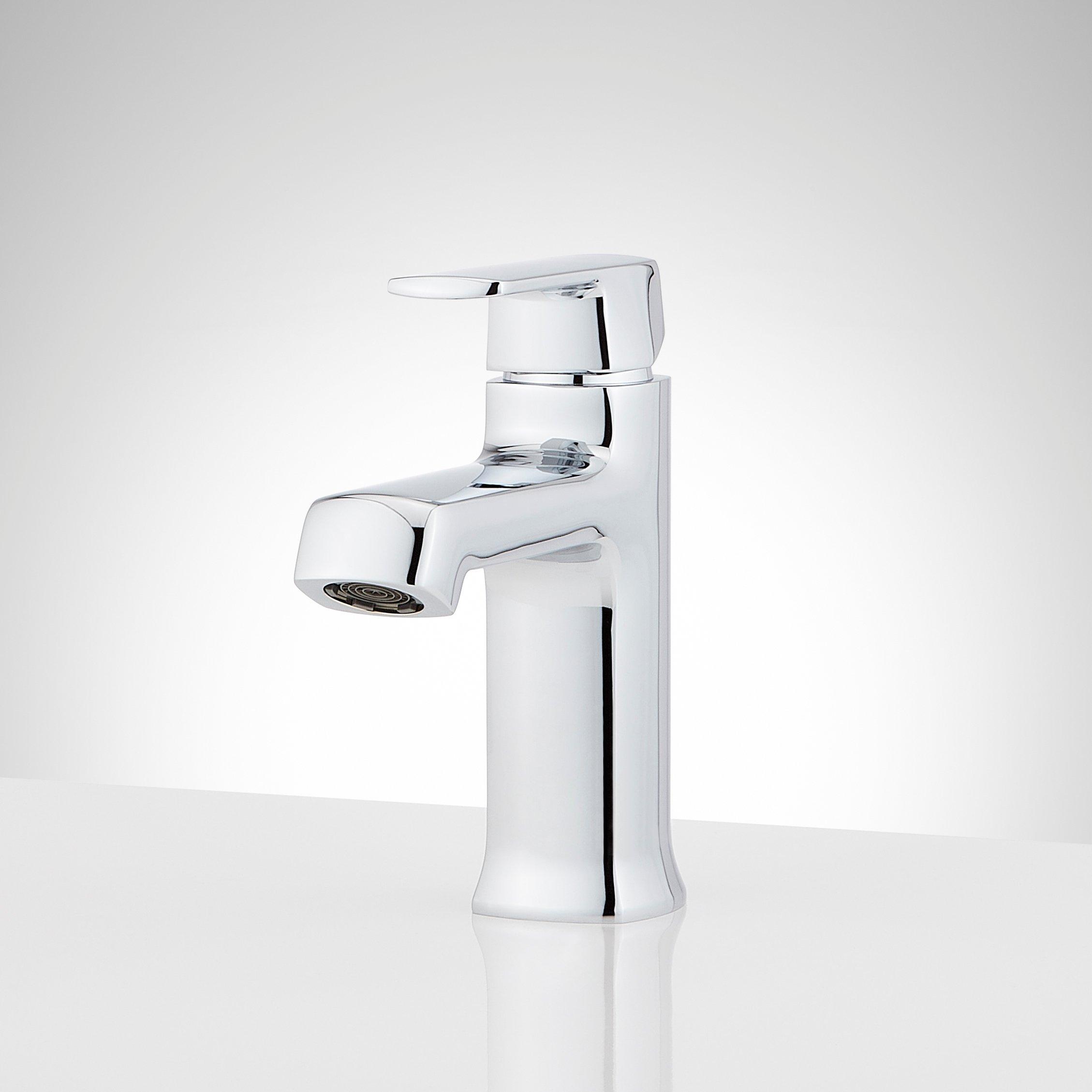 Sefina Single-Hole Bathroom Faucet - Chrome | Signature Hardware