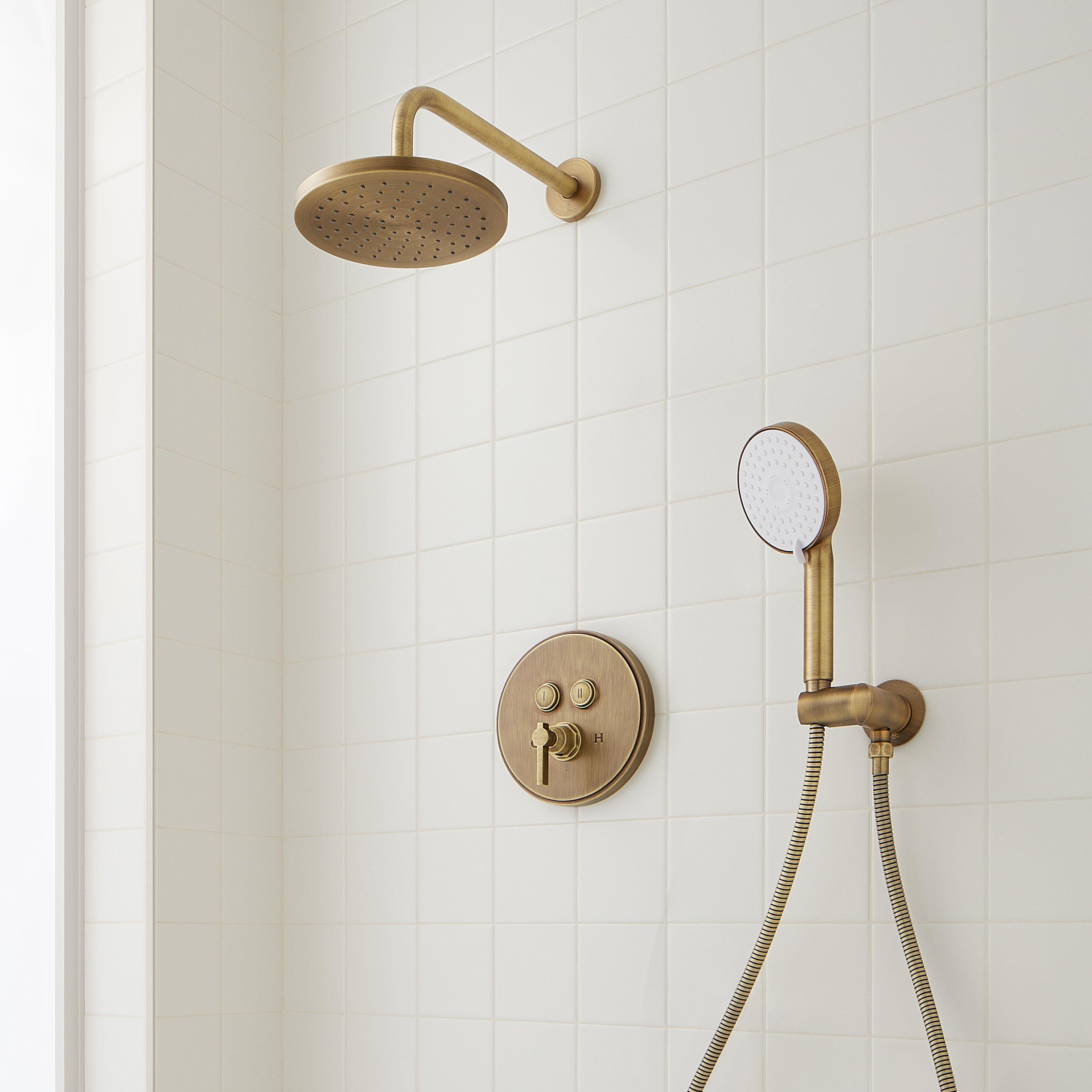 Greyfield Simple Select Shower System with Hand Shower | Signature Hardware