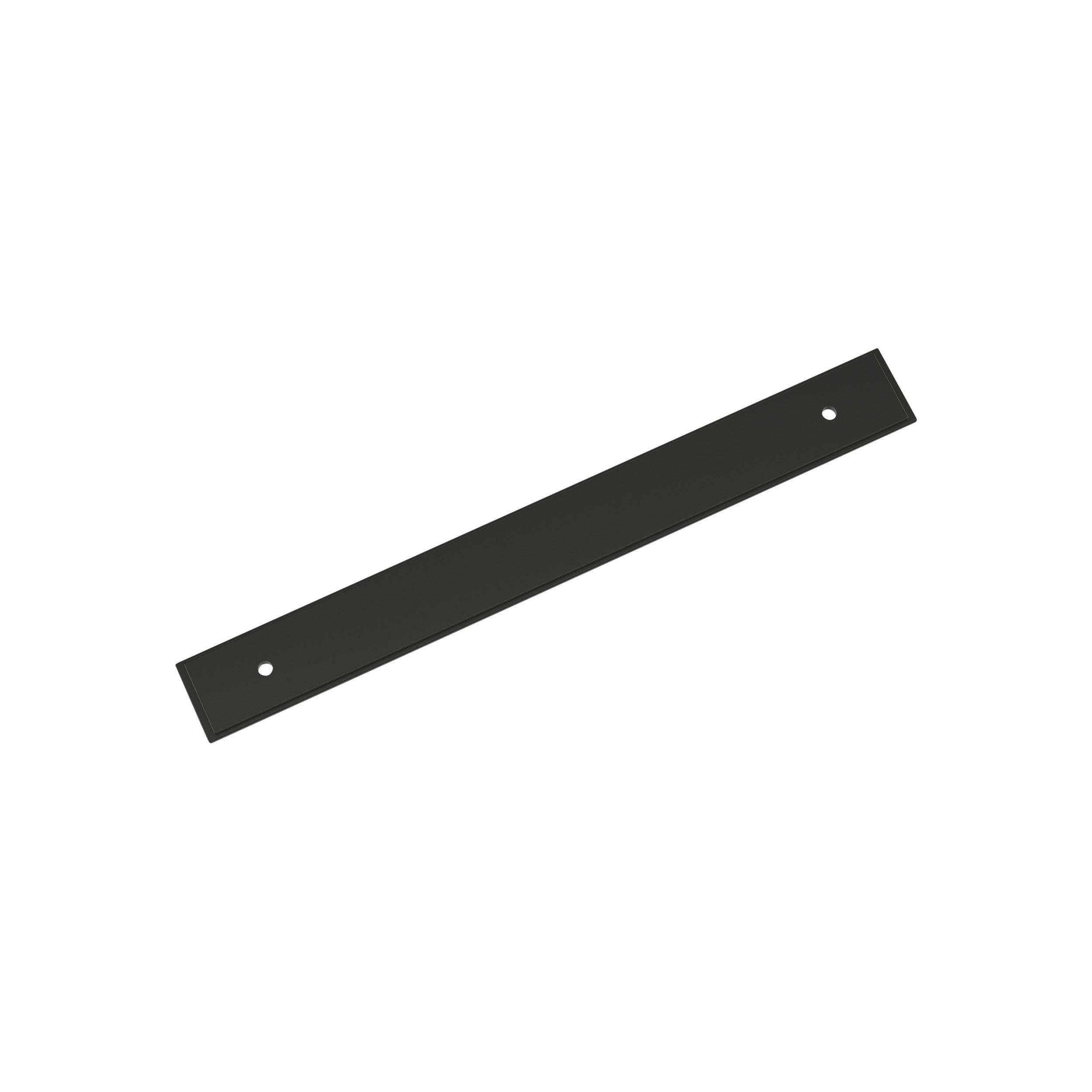 7-9/16" Traditional Cabinet Pull Backplate - Matte Black | Signature ...