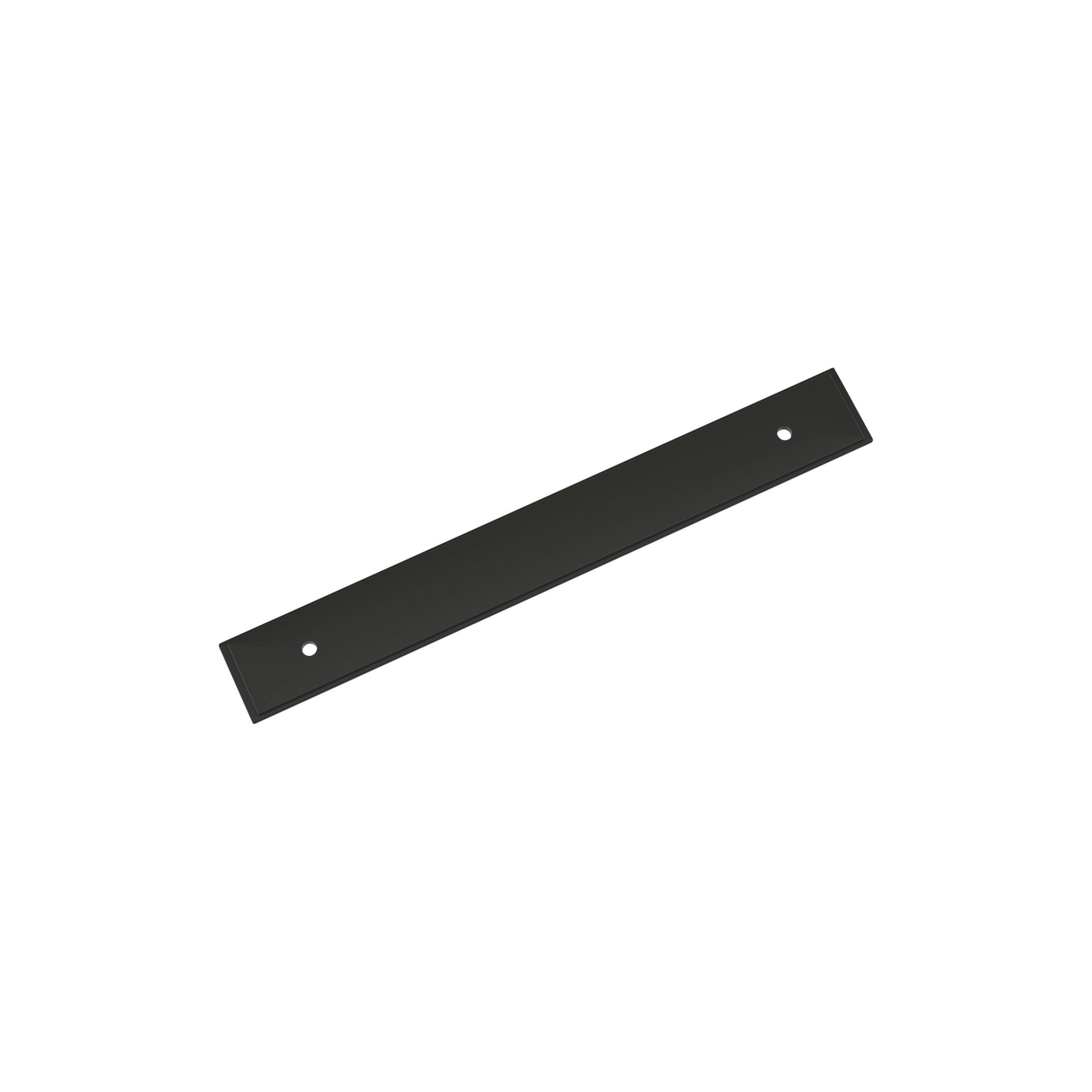 6-5/16" Traditional Cabinet Pull Backplate - Matte Black | Signature ...