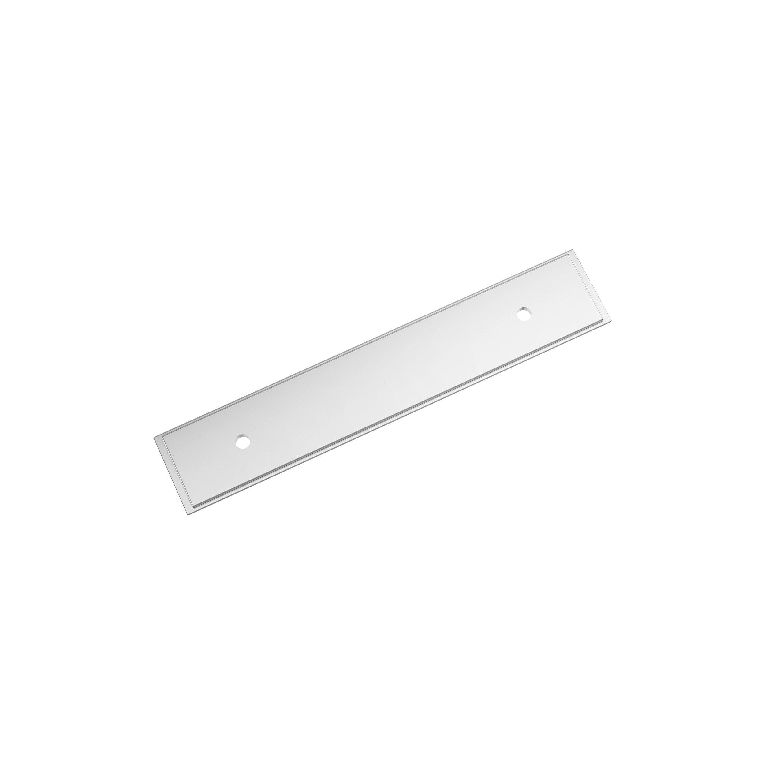 3-3/4" Traditional Cabinet Pull Backplate - Polished Chrome | Signature ...
