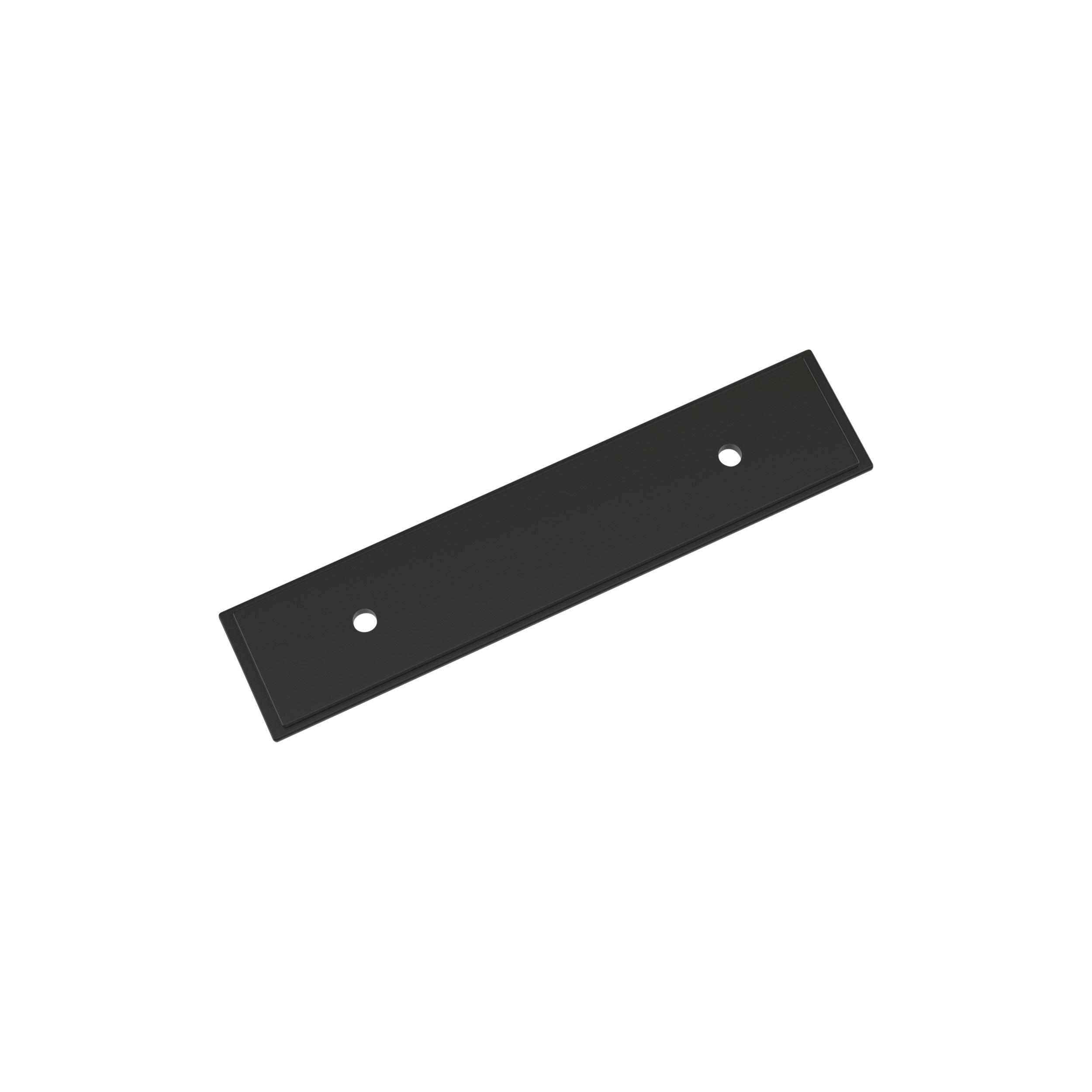 3" Traditional Cabinet Pull Backplate - Matte Black | Signature Hardware