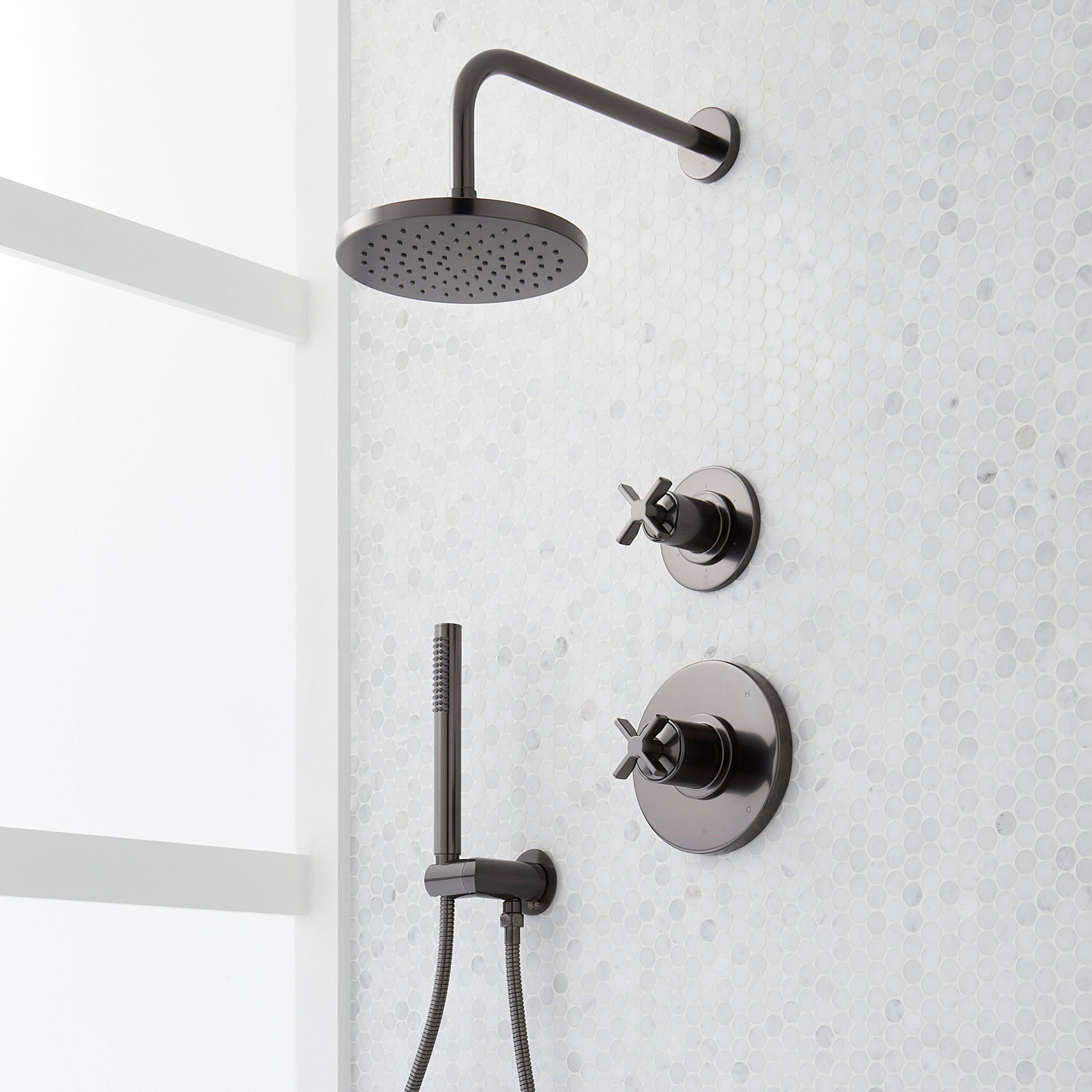 Vassor Pressure Balance Shower System with Hand Shower | Signature Hardware