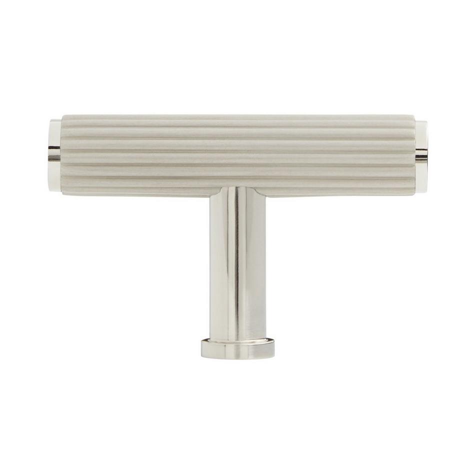 Brixlee Reeded Brass T Knob Signature Hardware