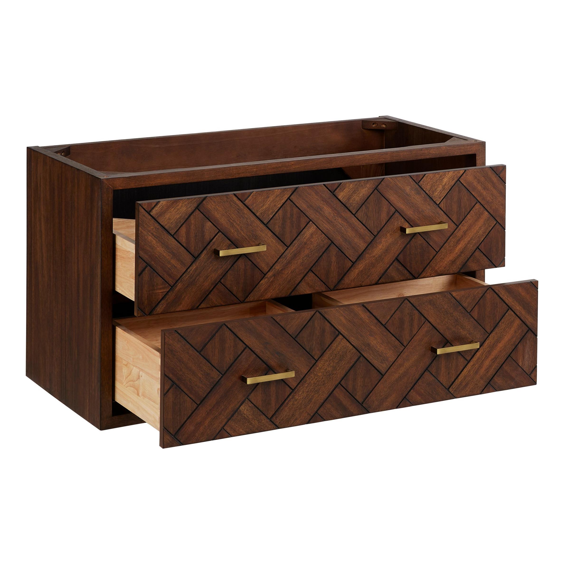 36" Patzi Wall-Mount Vanity with Rectangular Undermount Sink ...