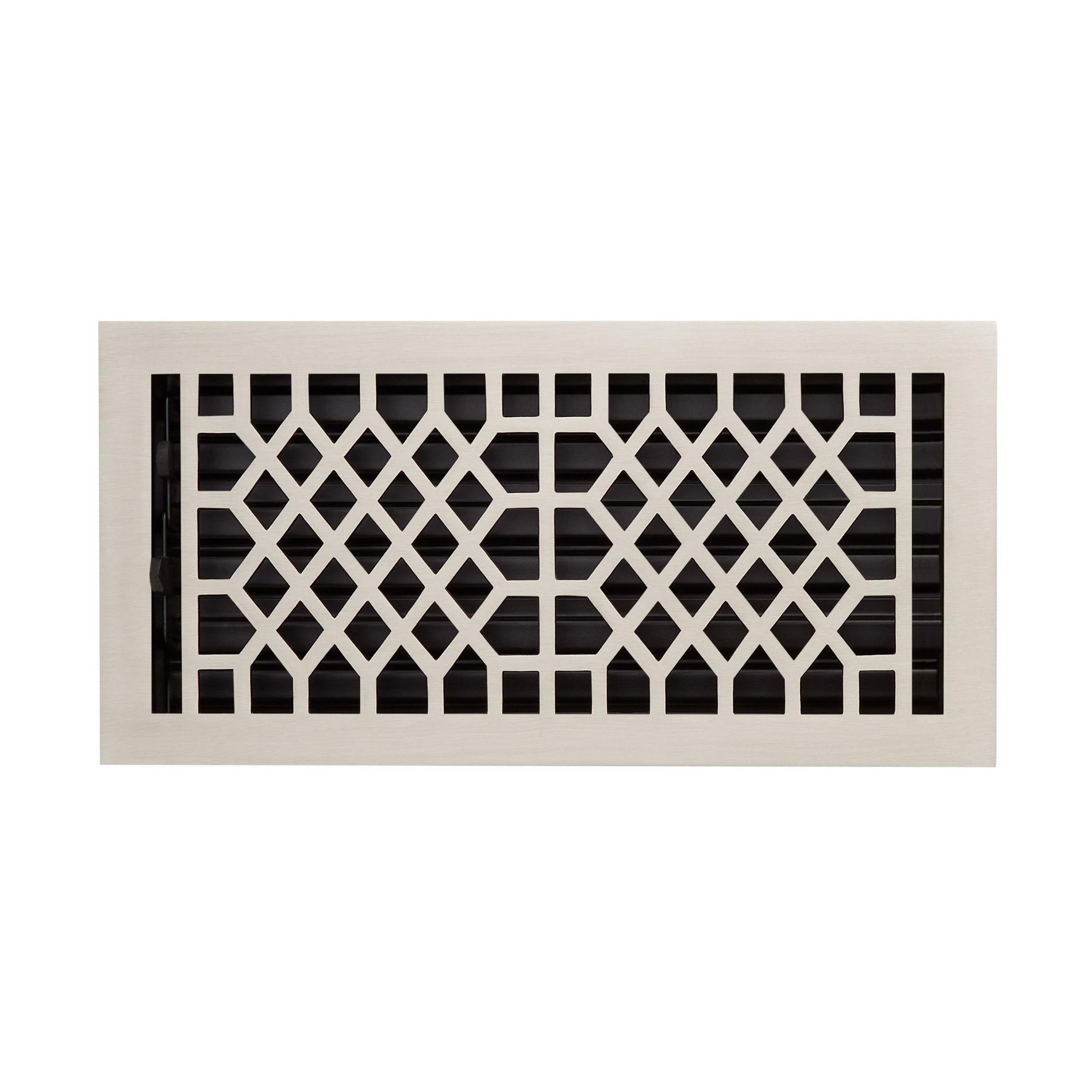 Antique Style Brass Oversized Floor Register | Signature Hardware