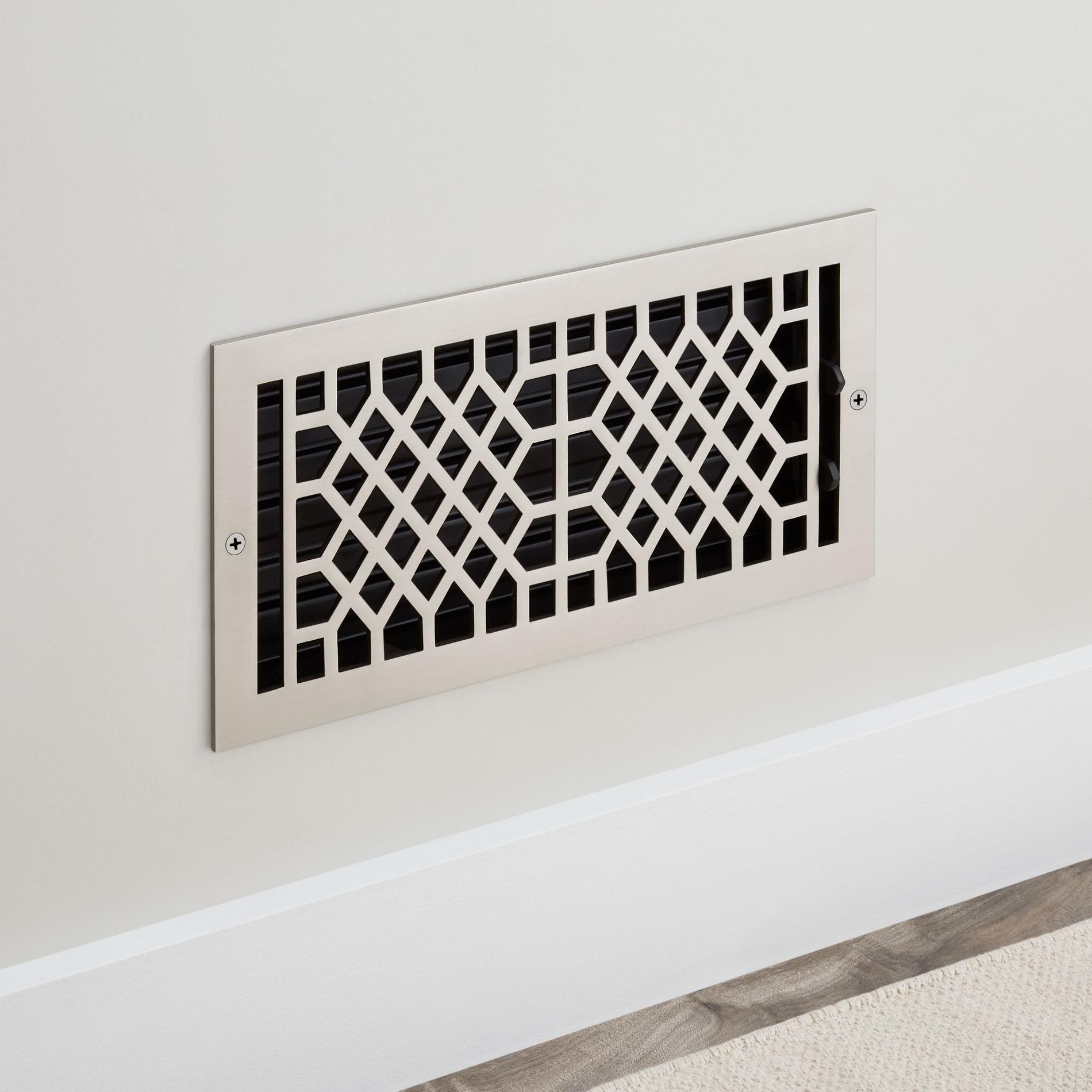 Antique Style Brass Oversized Wall Register | Signature Hardware