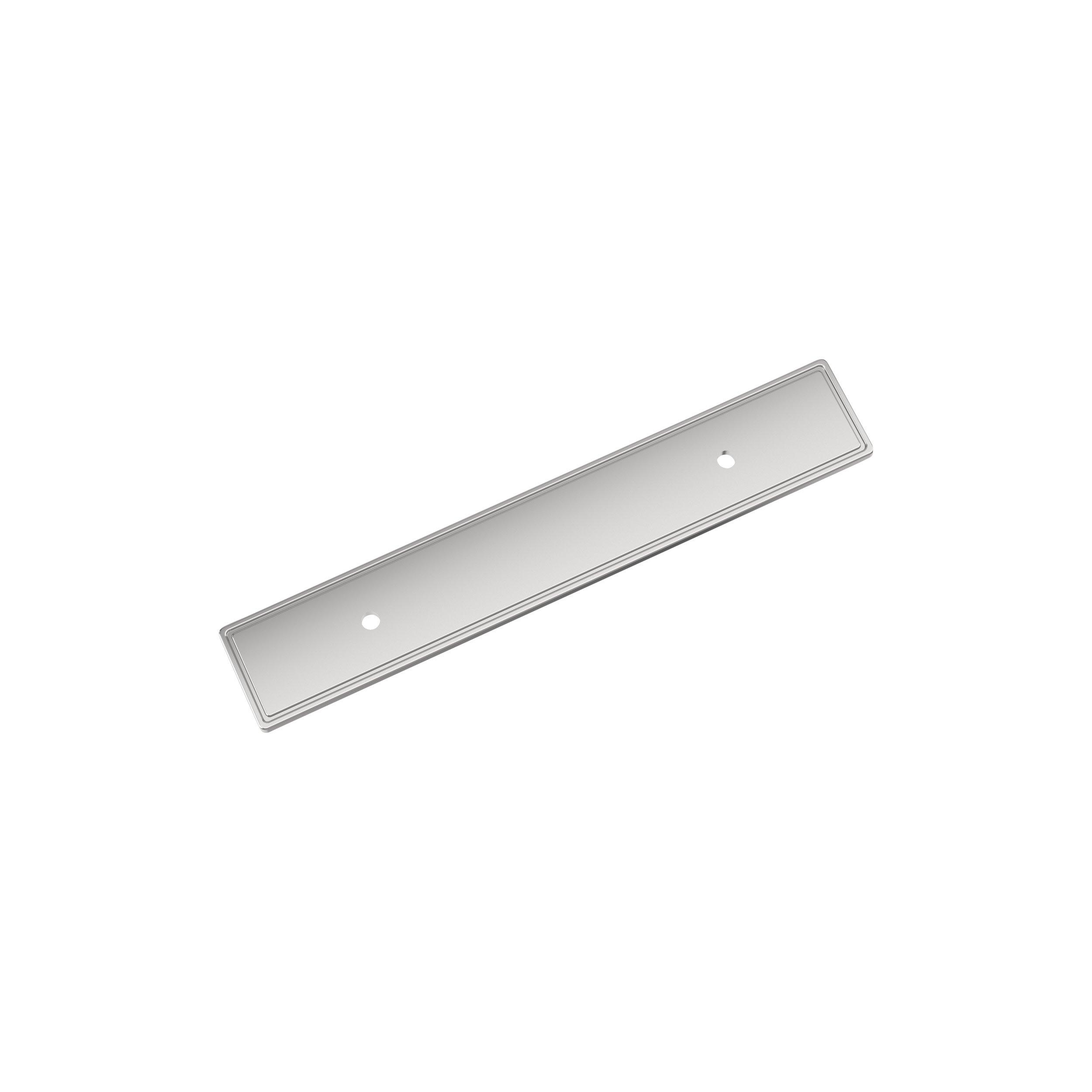 3-3/4" Contemporary Cabinet Pull Backplate - Polished Chrome ...