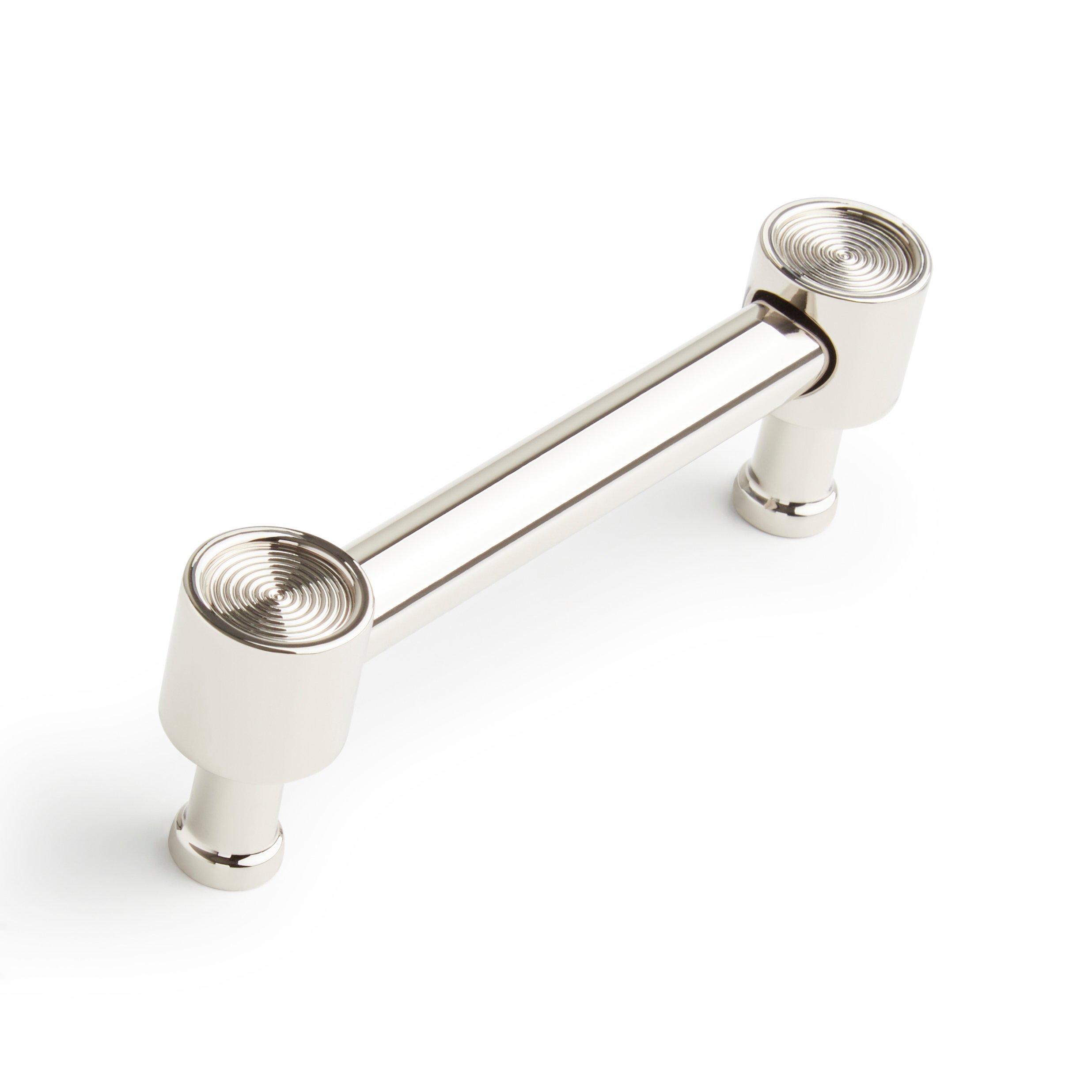 5-1/16" Orwell Radial Textured Cabinet Pull - Polished Nickel ...
