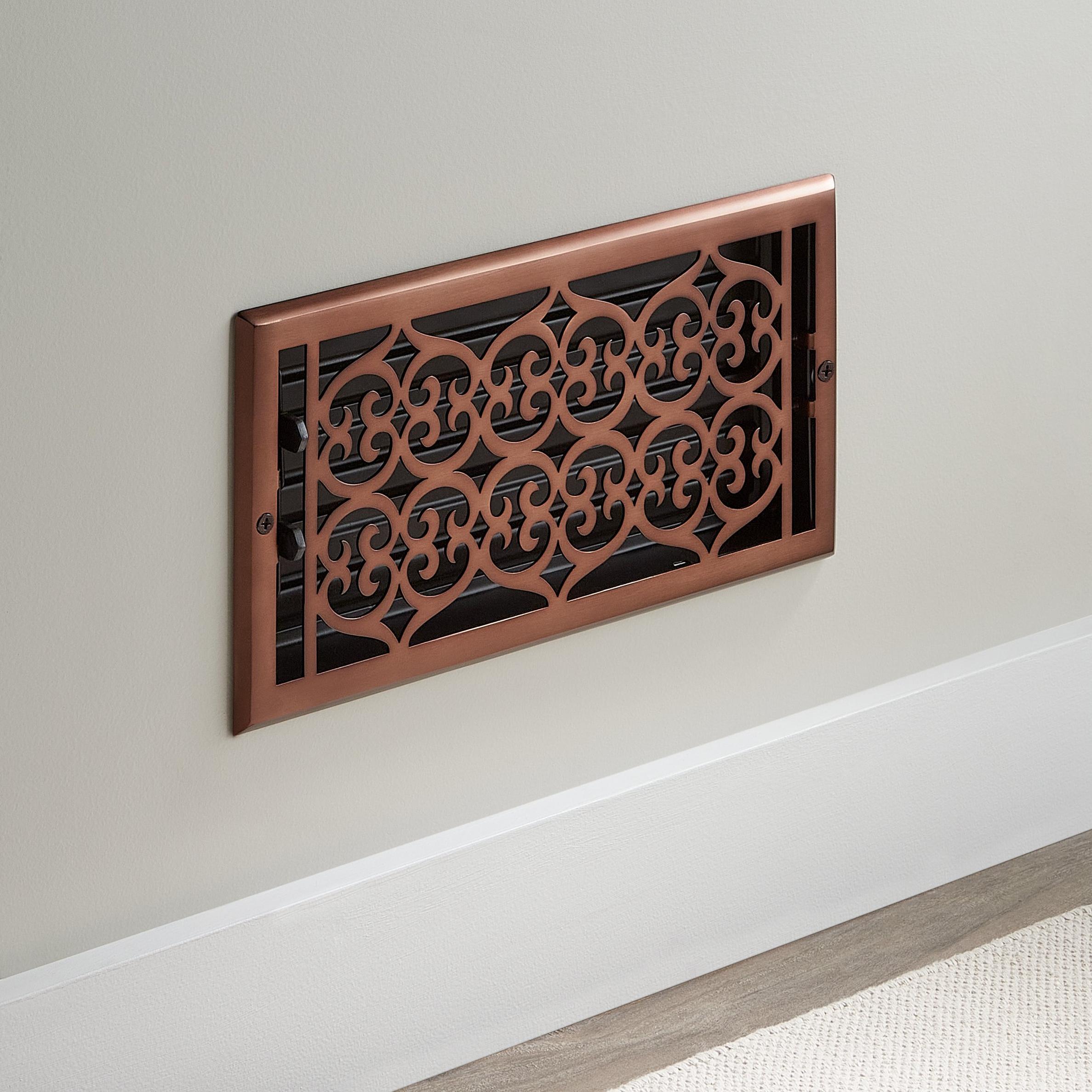 Old Victorian Steel Oversized Wall Register | Signature Hardware