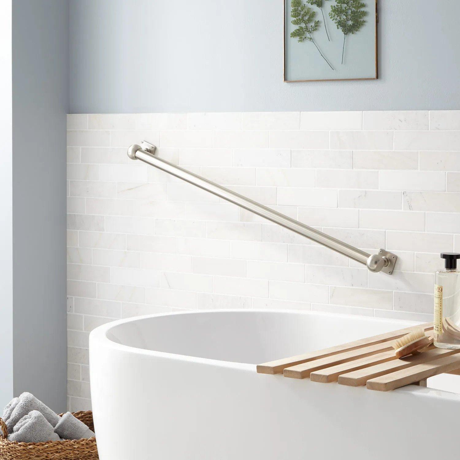 36" Cumbria Grab Bar - Brushed Nickel | Signature Hardware