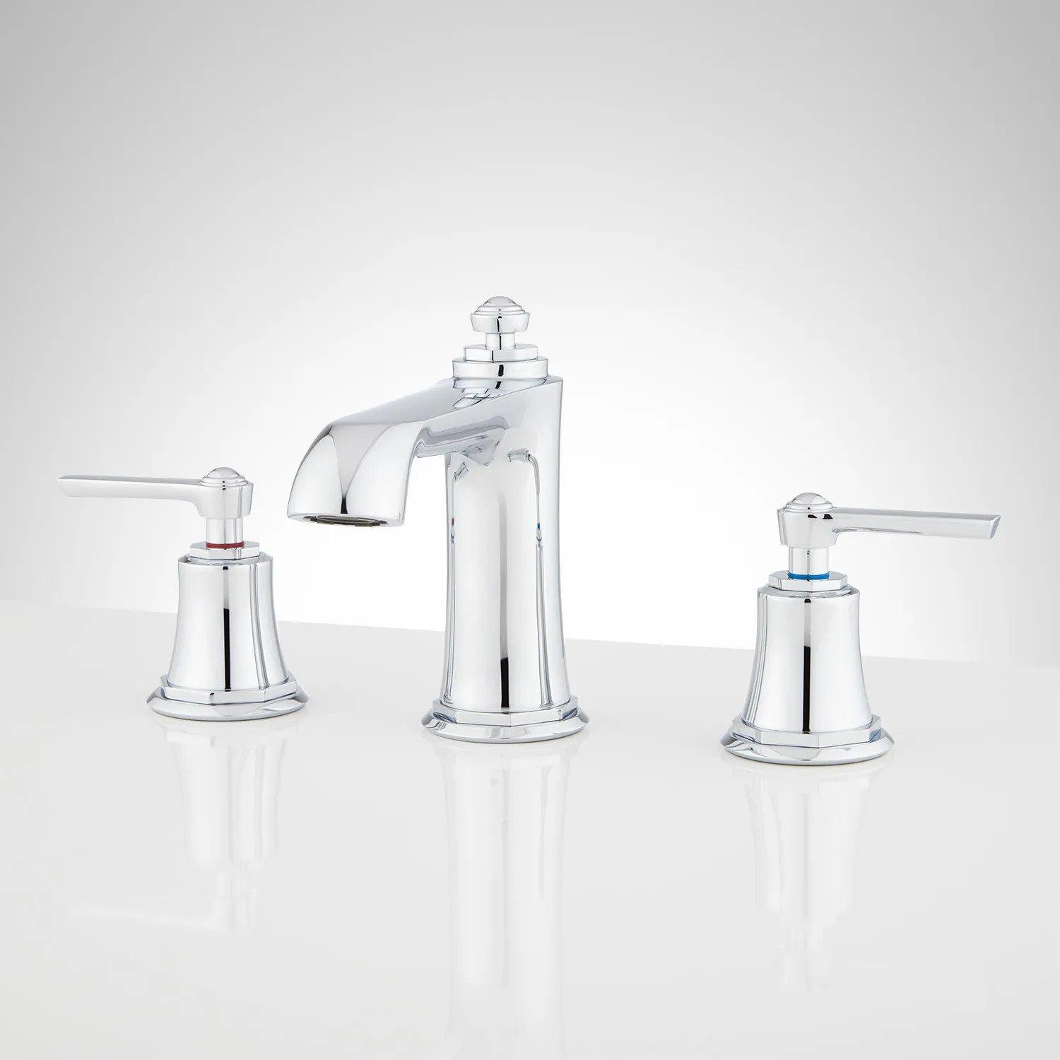 Cooper Widespread Bathroom Faucet - Chrome | Signature Hardware