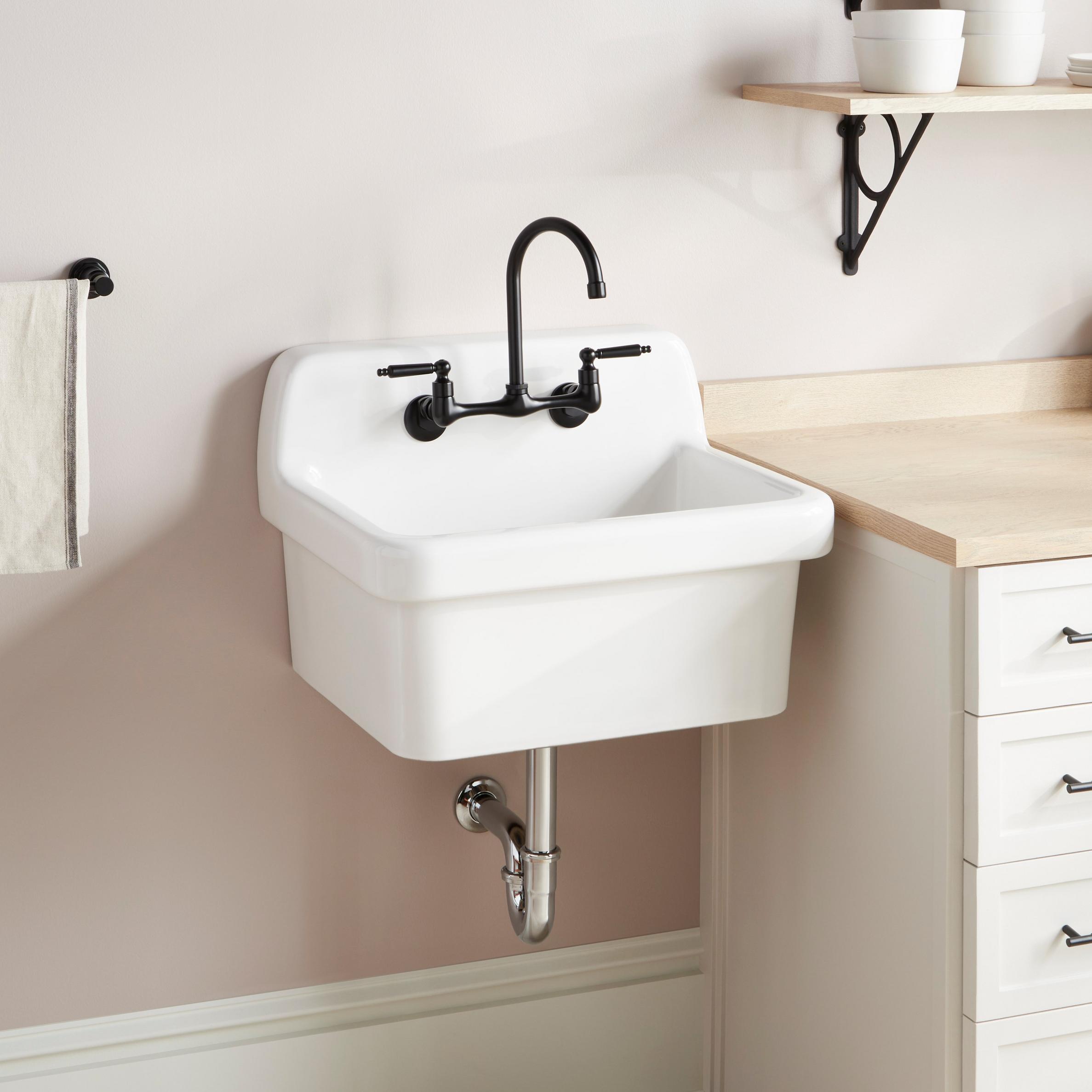 Jessamy Wall-Mount Utility Sink | Signature Hardware
