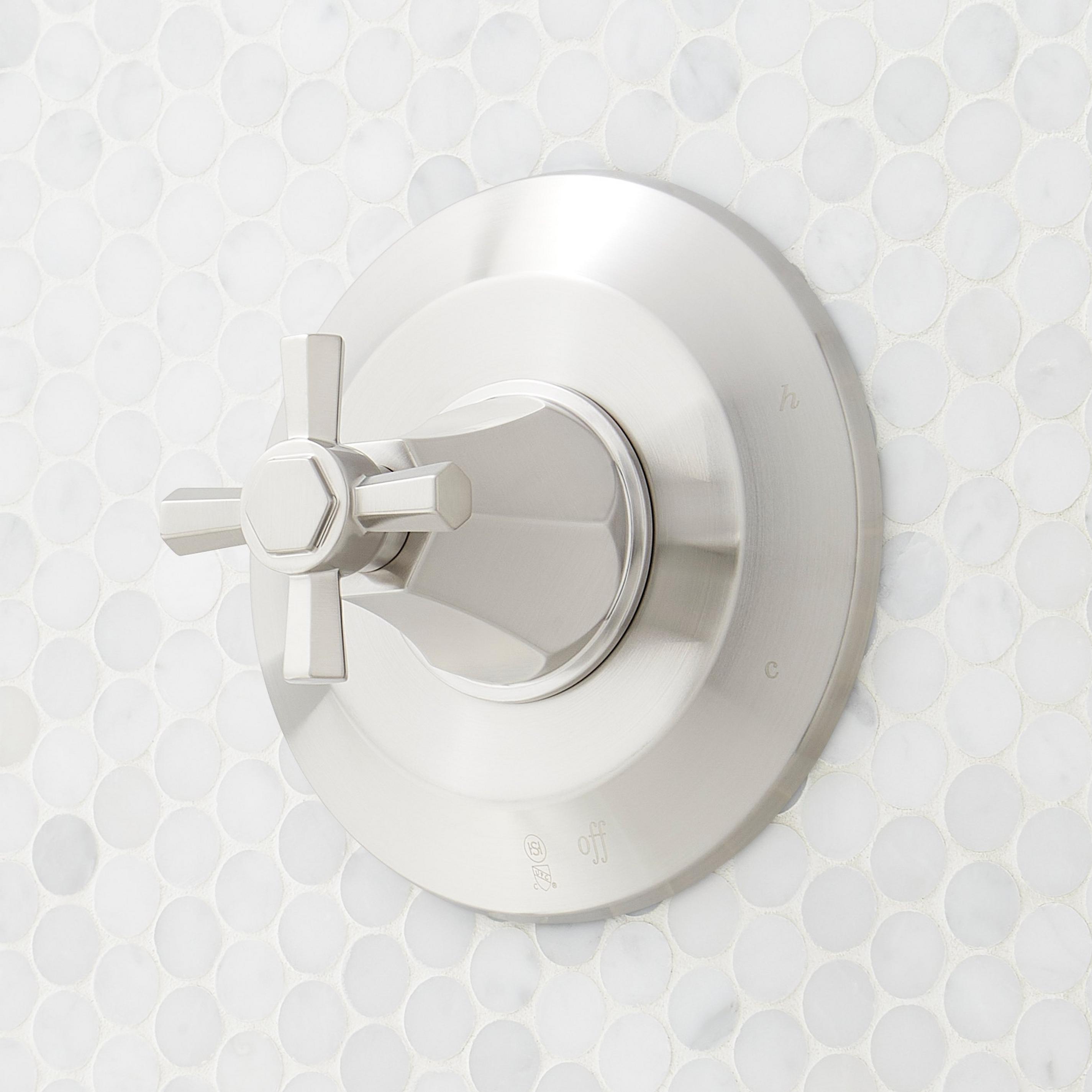 Elita Pressure Balance Shower Valve Trim - Cross Handle | Signature ...