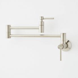 Modern Retractable Wall-Mount Pot Filler Faucet | Signature Hardware