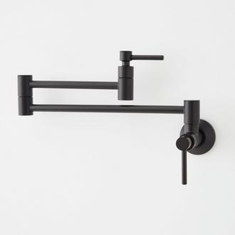 Modern Retractable Wall-Mount Pot Filler Faucet | Signature Hardware